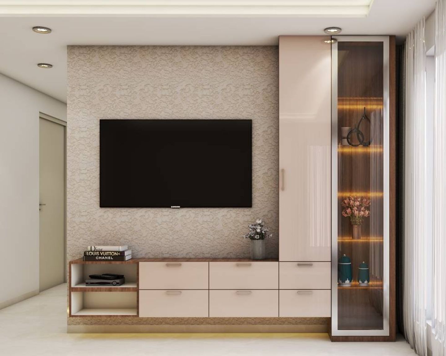 Storage Maximum Modern Compact TV Units| Livspace