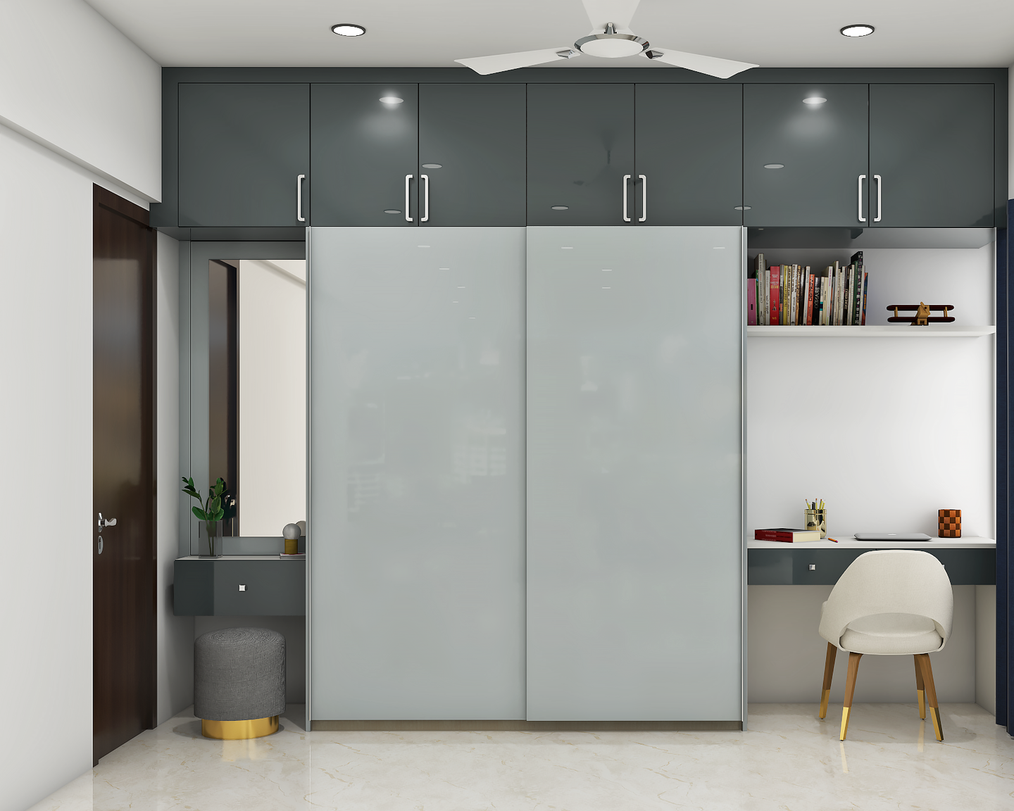 Multi-Functional Modern Style Compact Sliding Door Wardrobe Design ...