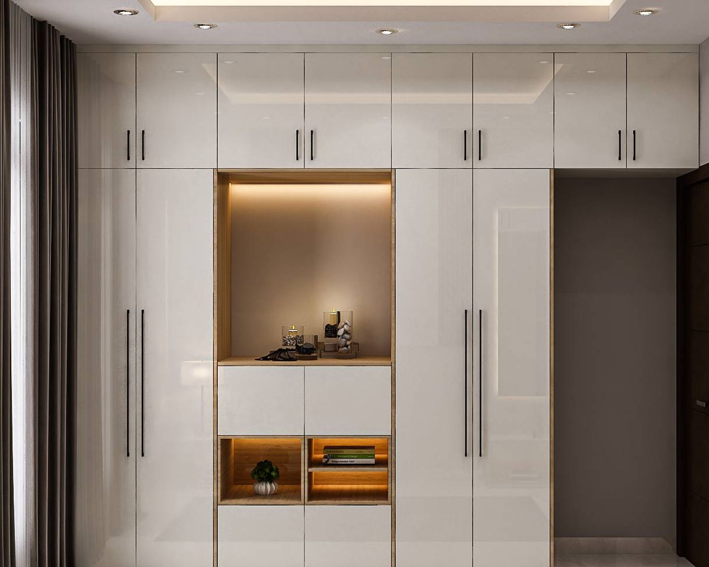 Modern Wardrobe Design With Hinged Doors | Livspace