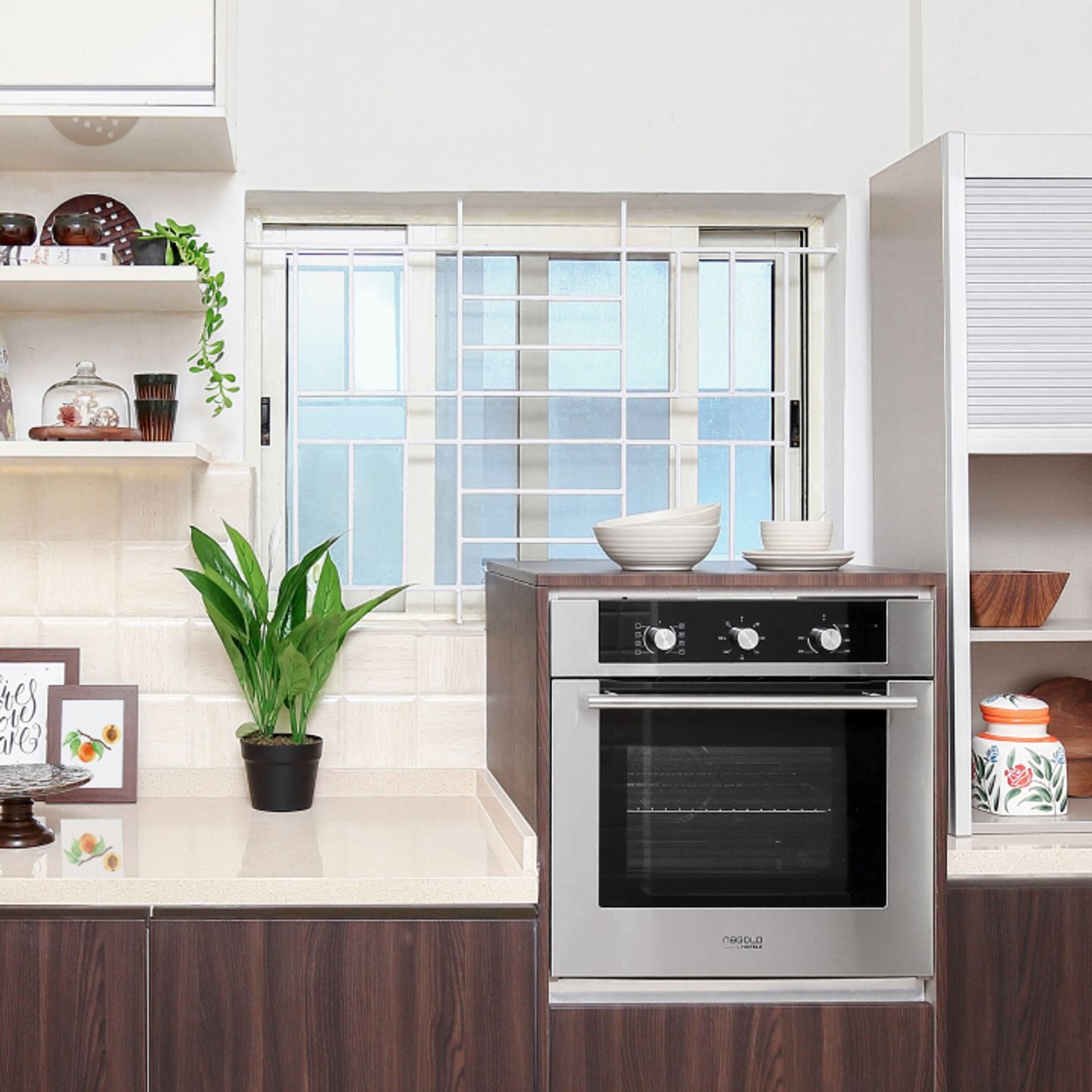 White UPVC Window Design With Glazing | Livspace