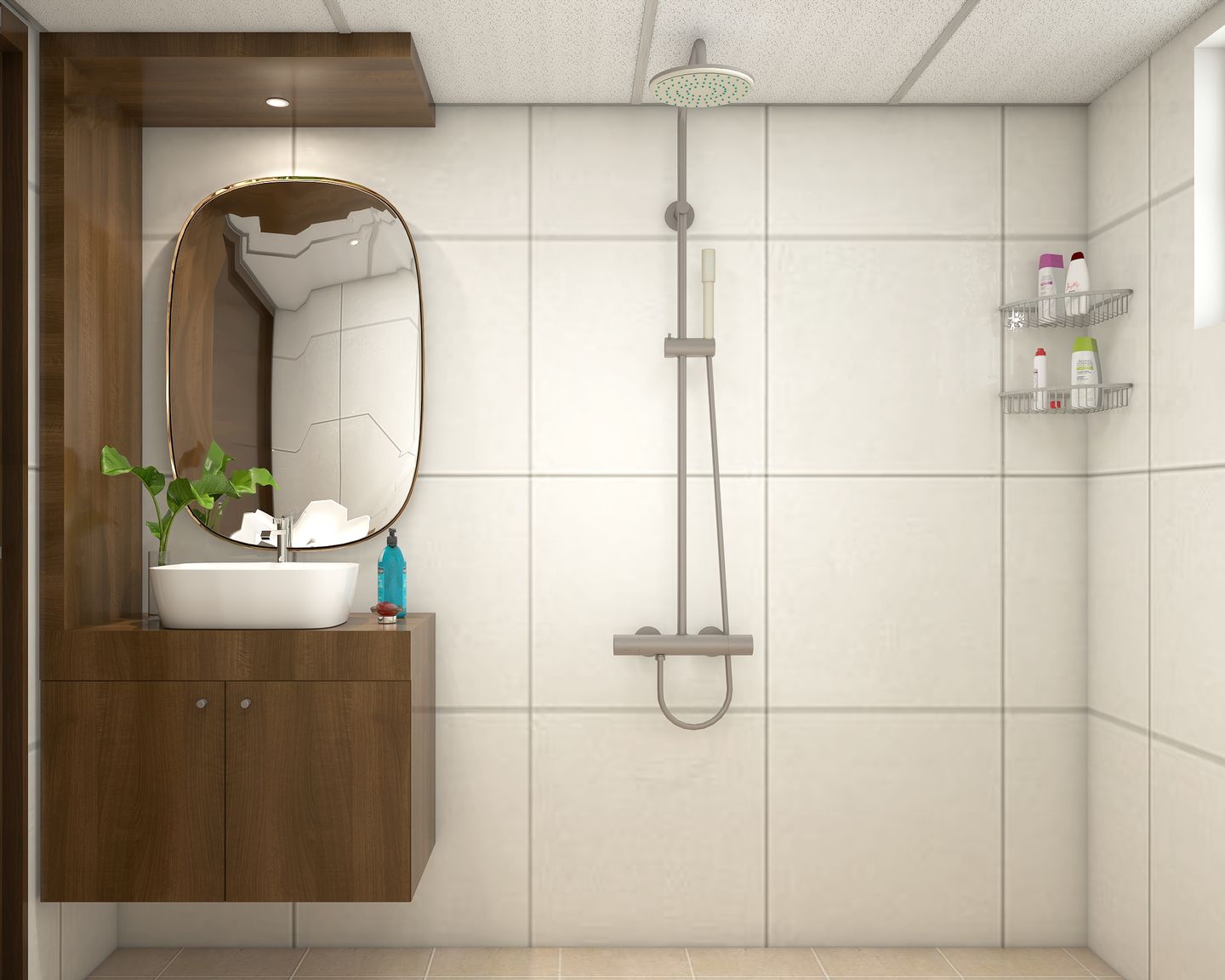 Spacious Bathroom Design With Modular Storage Options | Livspace