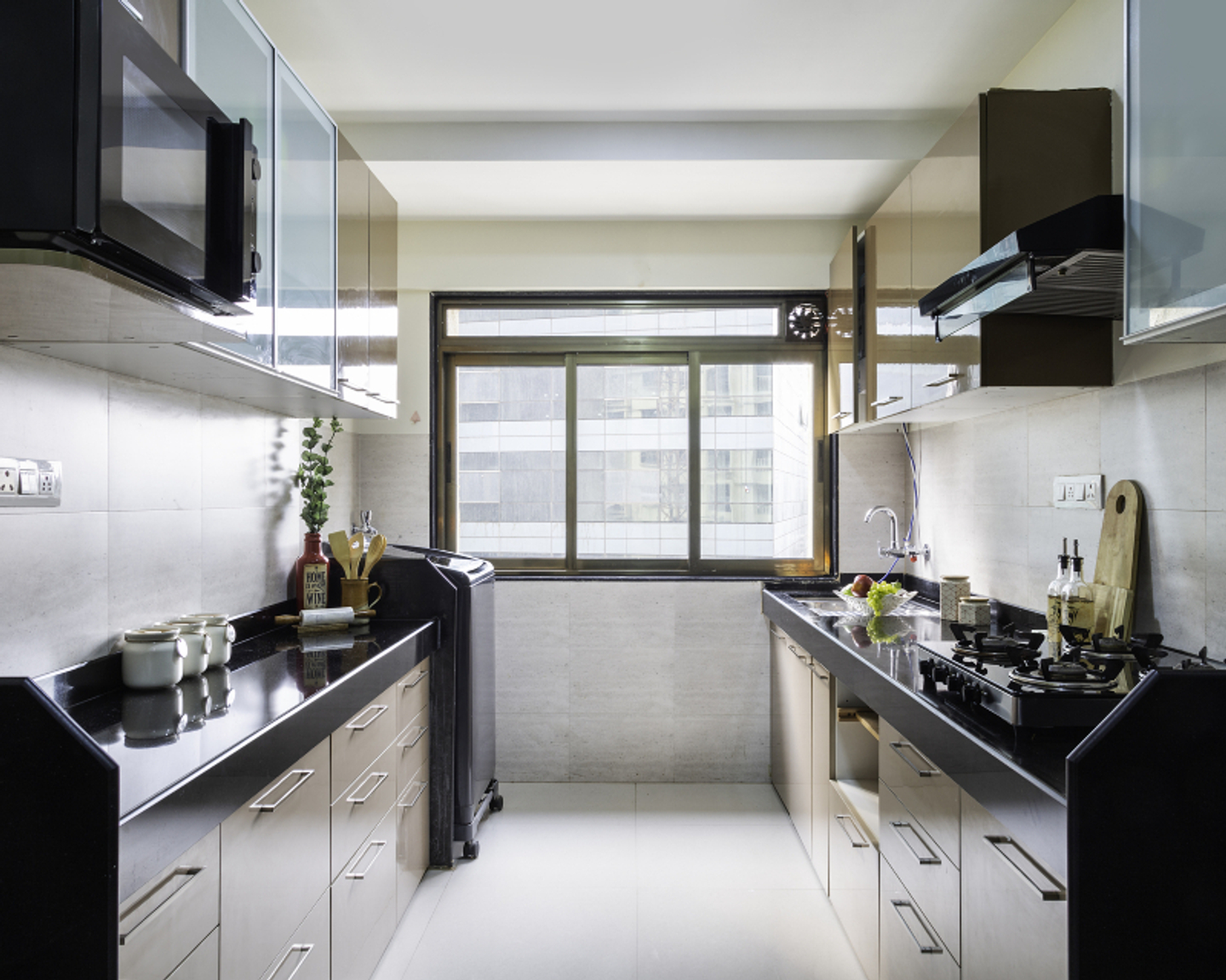 Aluminium Sliding Window Design For Kitchens | Livspace