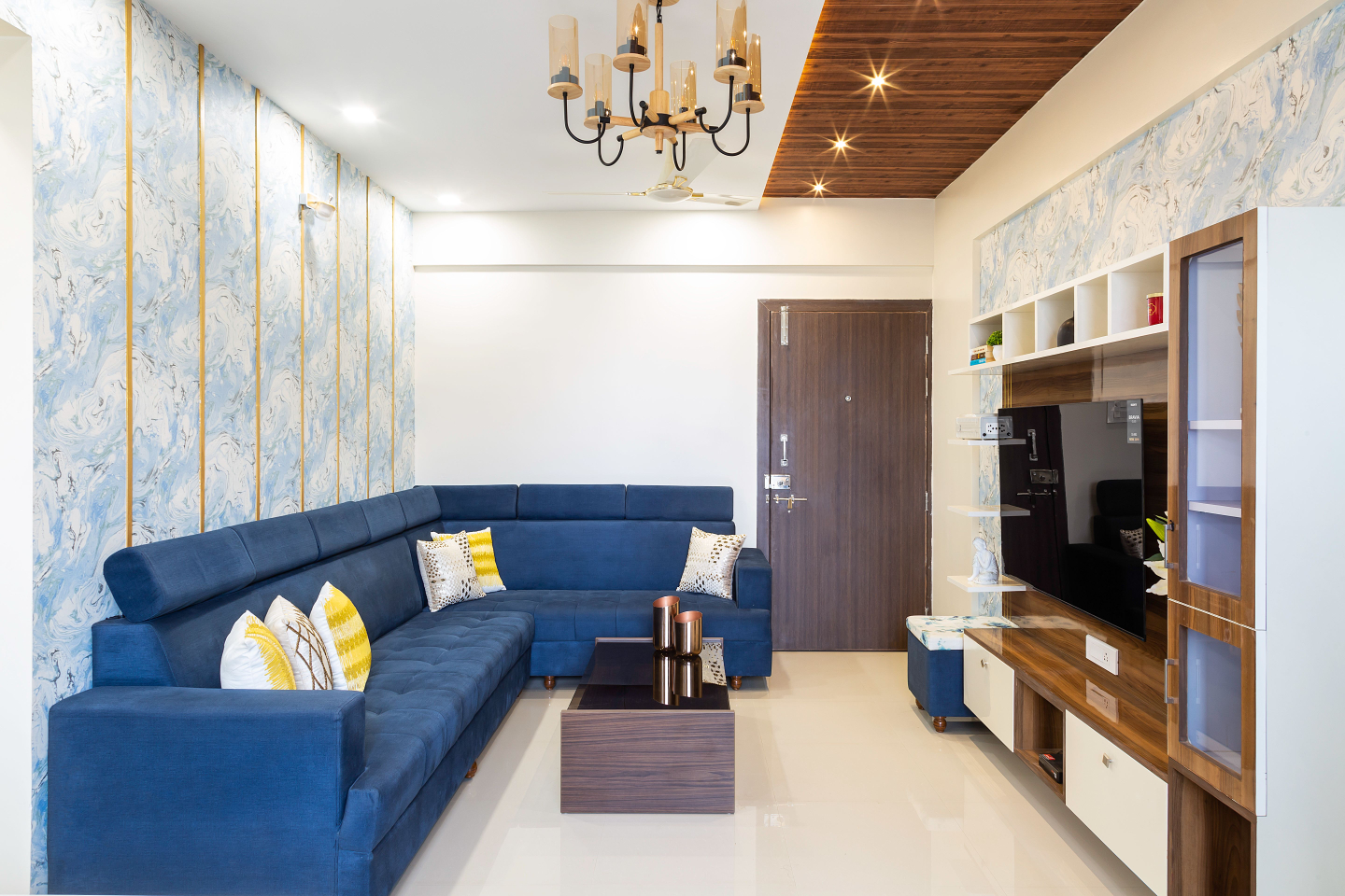 House Design For 3-BHK Pune Flat | Livspace