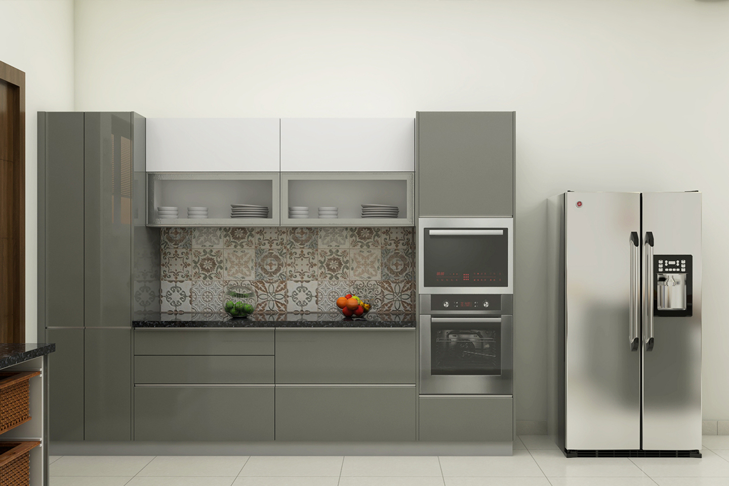 Elegant Convenient Modern Theme Spacious Kitchen Design | Livspace Elegant Convenient Modern Theme Spacious Kitchen Design | Livspace
