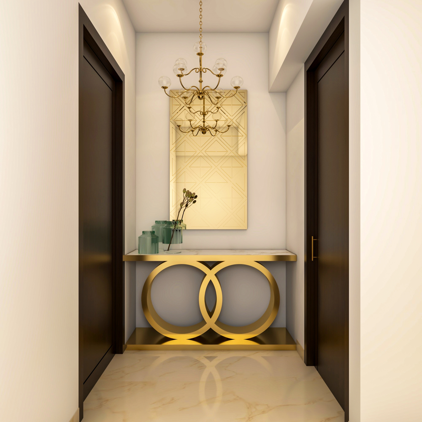 Sleek Foyer Area Ideas | Livspace