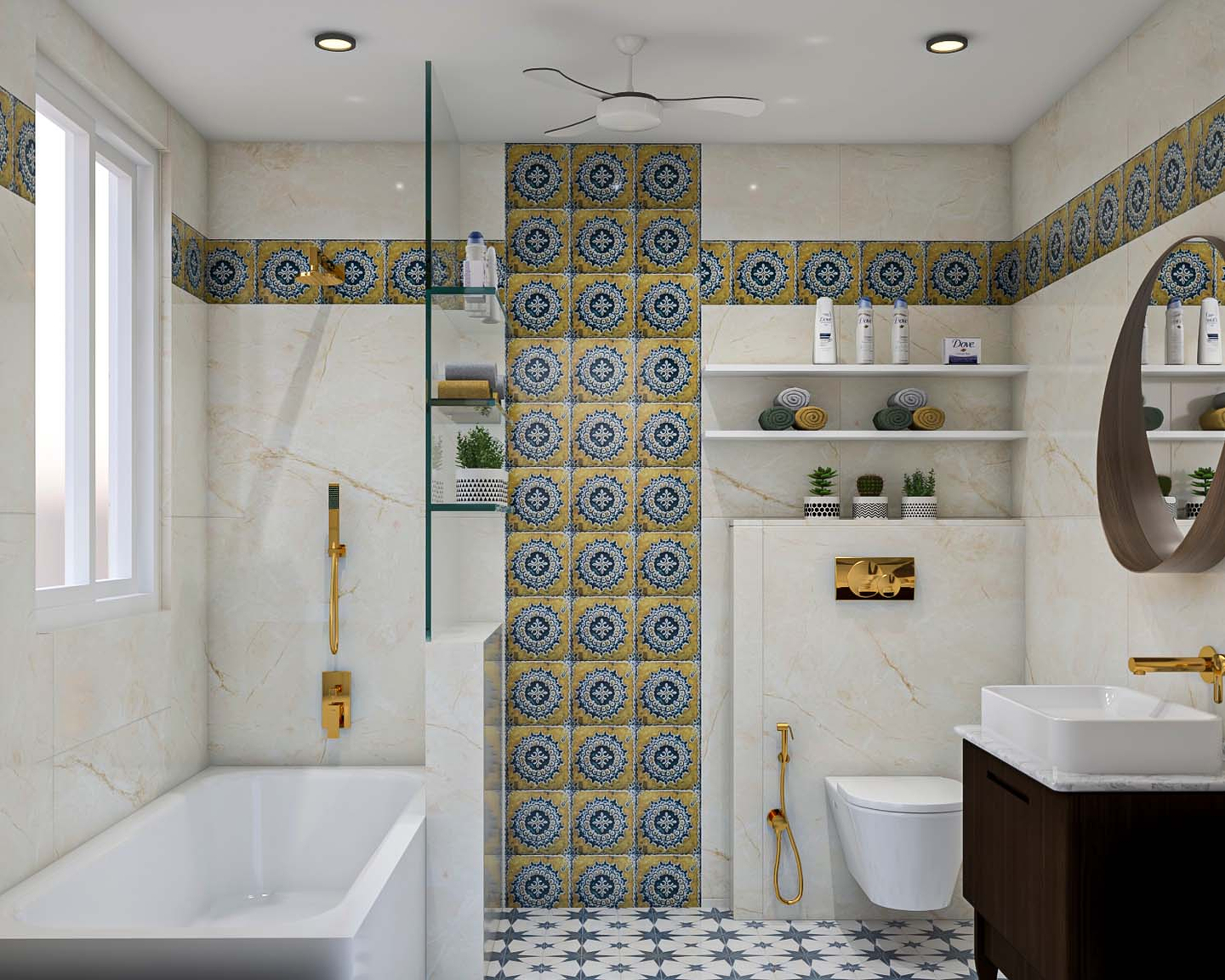 Luxurious Modern Bathroom Design | Livspace