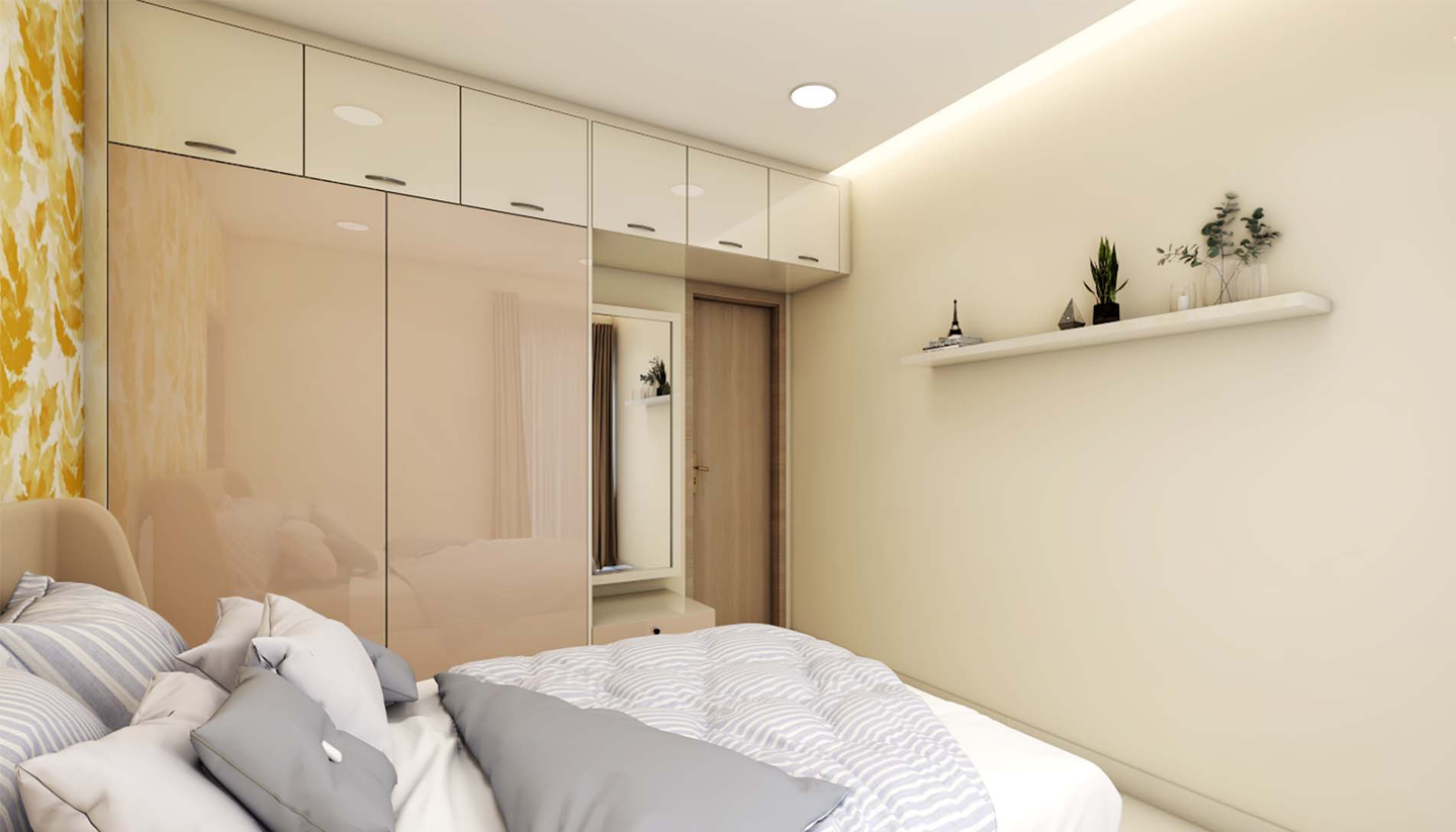 2-Door Sliding Wardrobe Design for Bedrooms | Livspace
