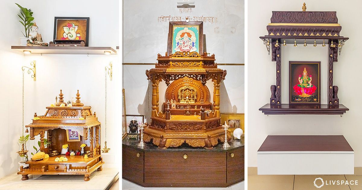 Wooden Temple Ideas for Mandir Design for Home