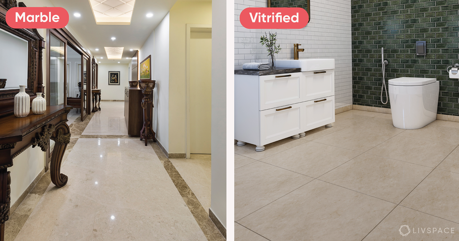 Marble vs Vitrified Tiles: Which Is The Best Flooring Option for You?