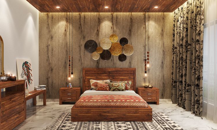 Ethnic, Colorful Interior Design For Sobha Marvella, Bangalore