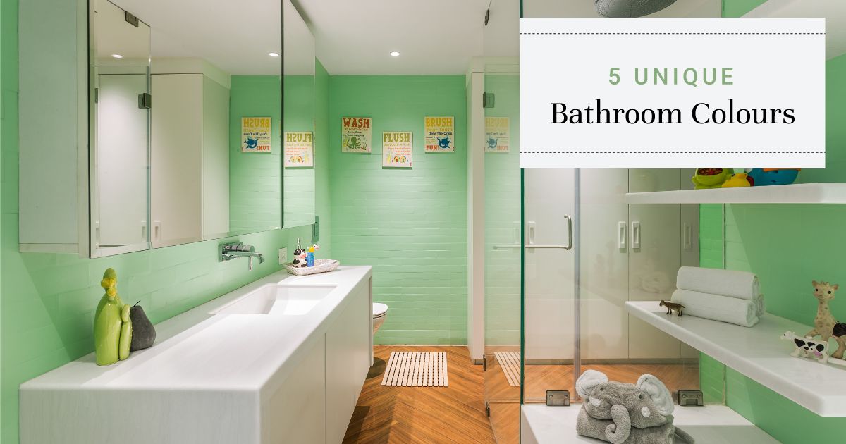 Bathroom Colours: Trendy Colour Options That are not White