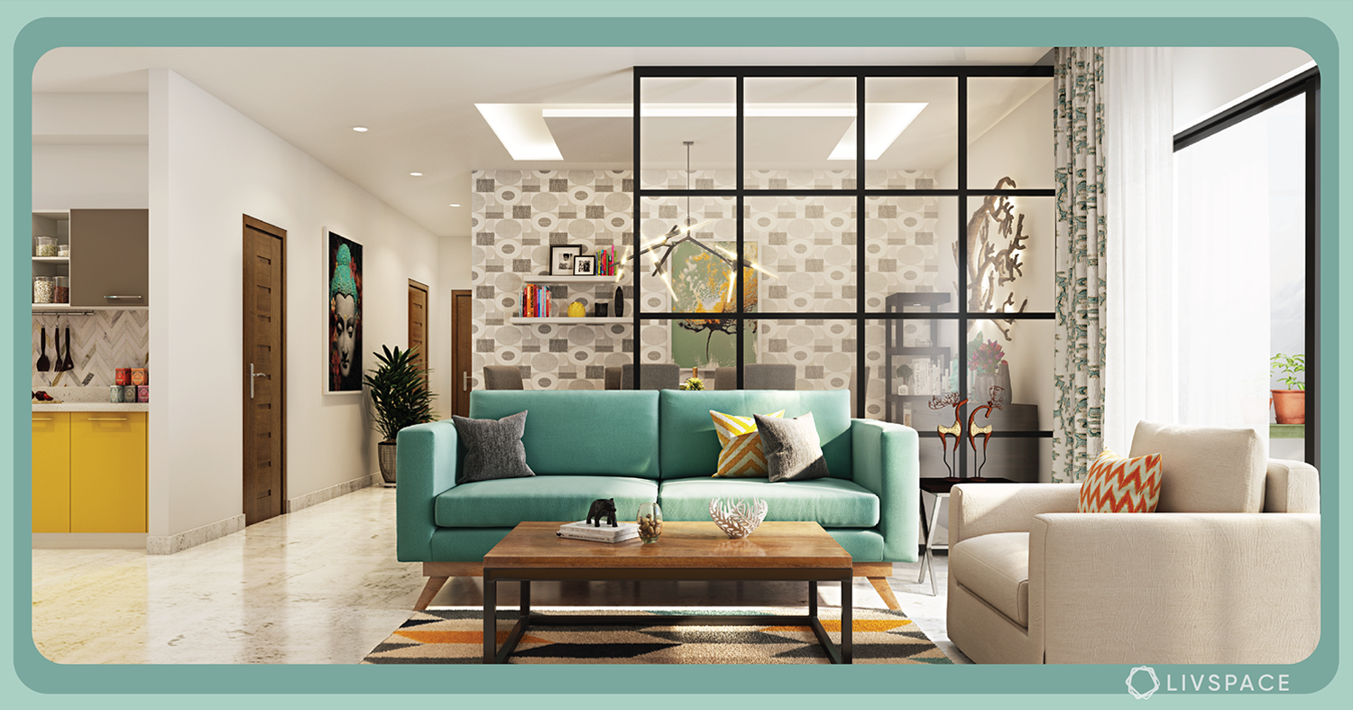 #LivspaceHomes - 10 Stunning Partition Designs Between Living Dining