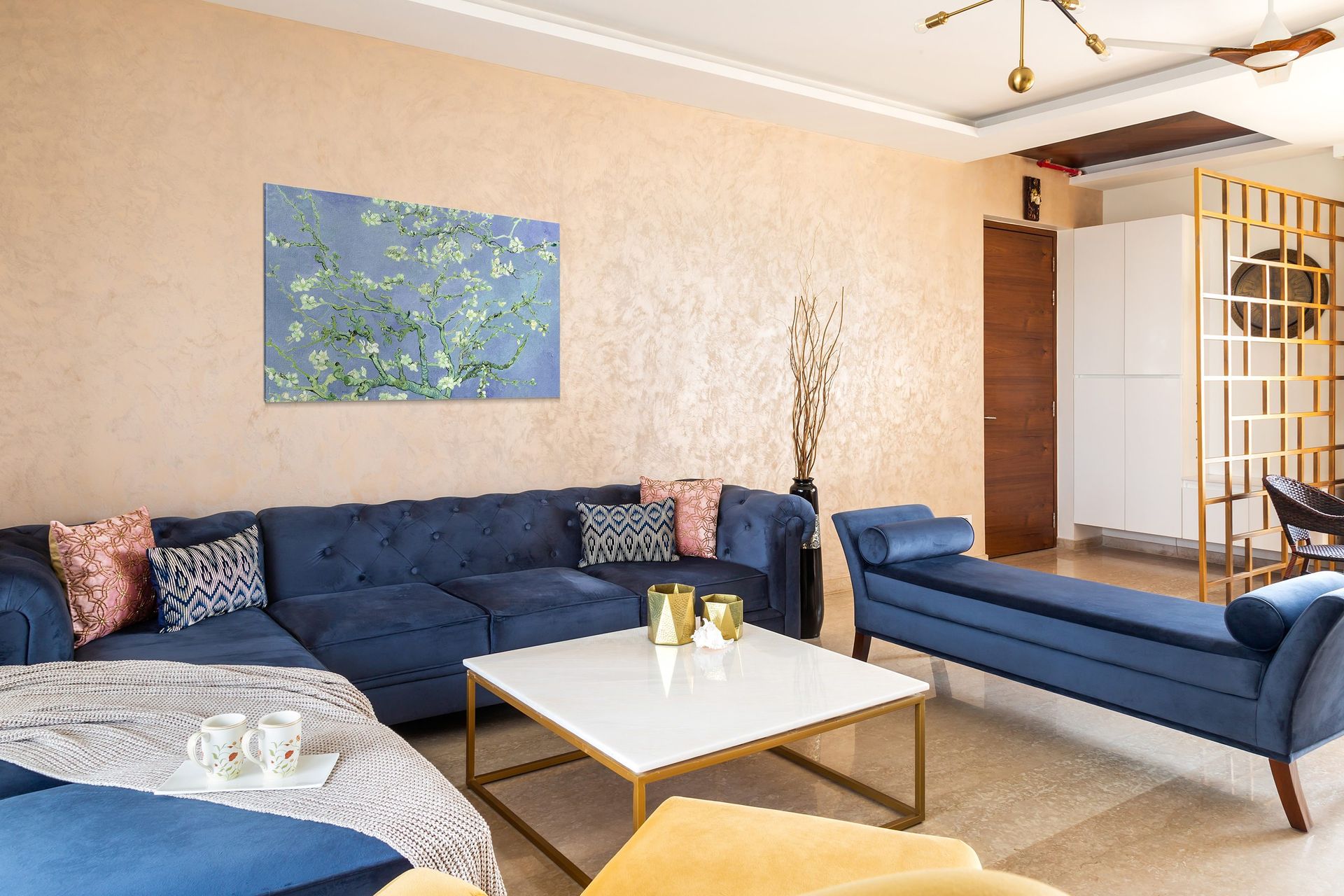 Minimal Peripheral False Ceiling Design | Livspace