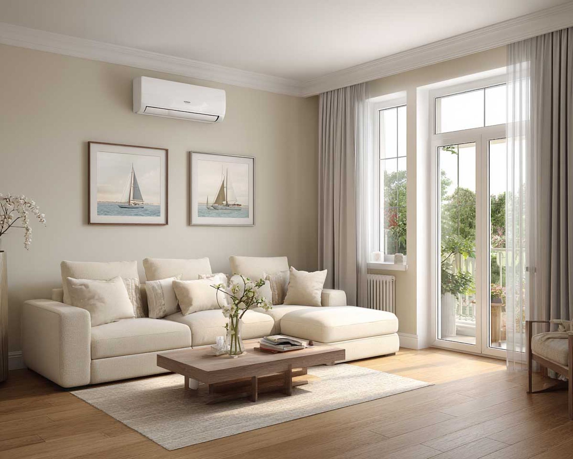 Minimal Beige Wall Paint Design for Bedrooms and Living Room | Livspace