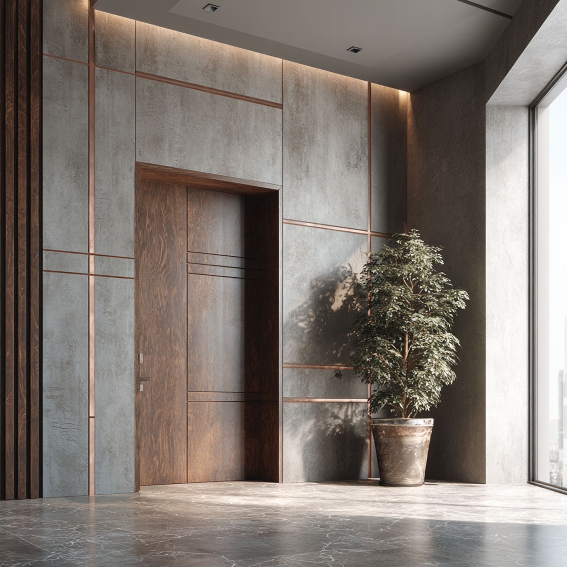 Oversized Modern Door Single Design With Swing Function | Livspace