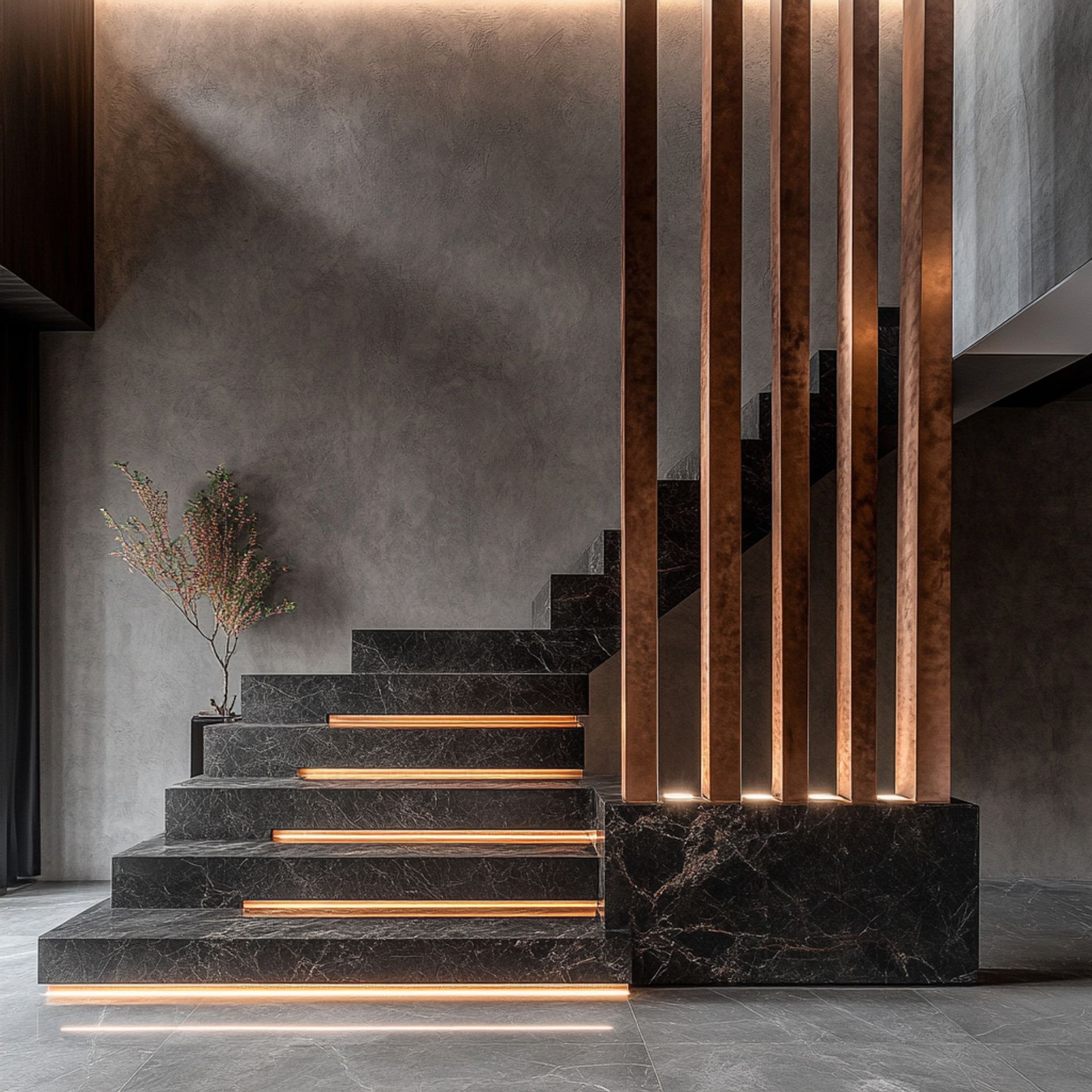 Stunning L-Shaped Marble Staircase Design Perfect for Modern Homes and ...