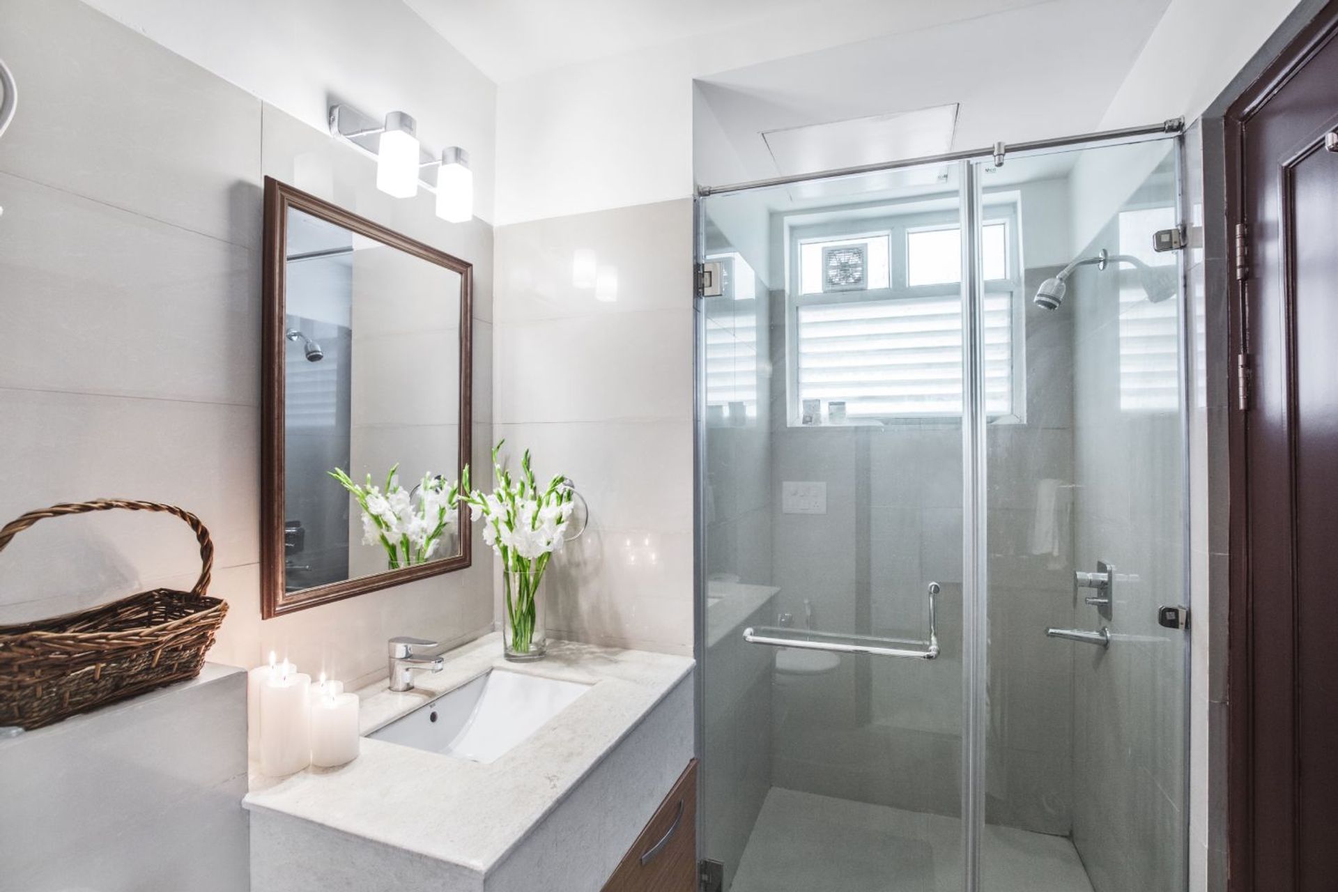 Gurgaon 3BHK Flat Contemporary Design with Colorful Curtains and Bunk ...