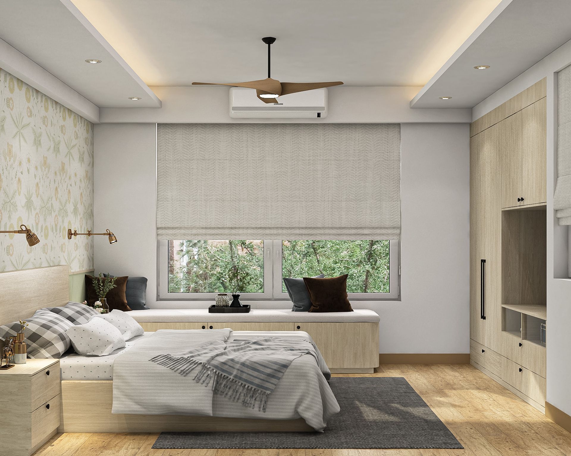 Double Layer Gypsum Modern False Ceiling Design Rectangular Shape ...