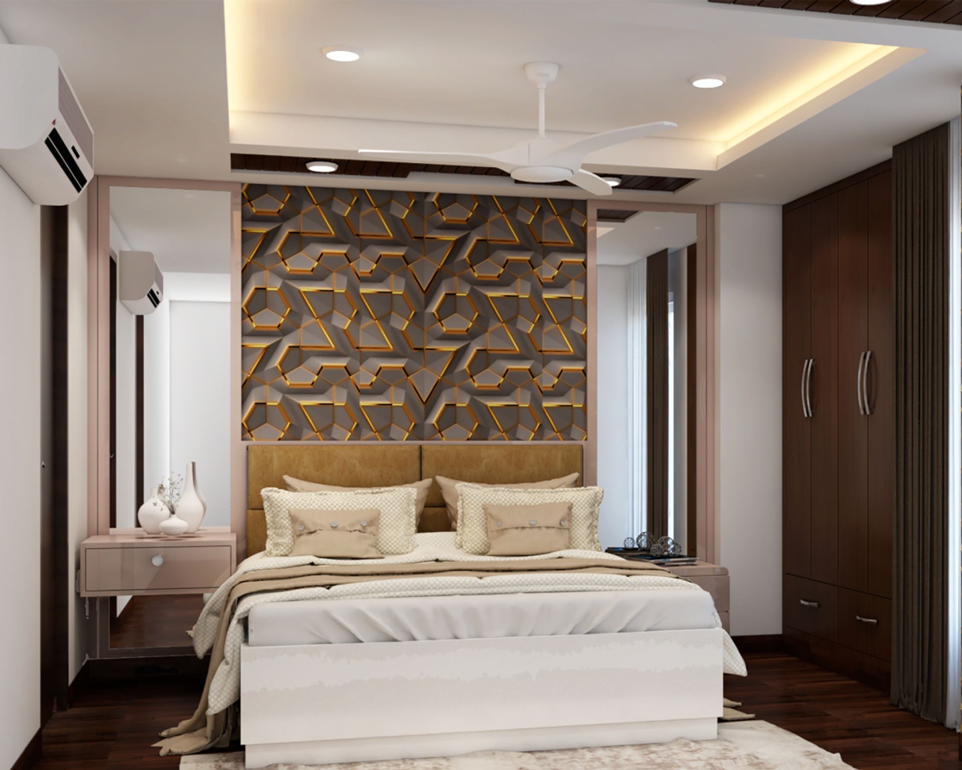 Modern False Ceiling with Cove Lighting | Livspace