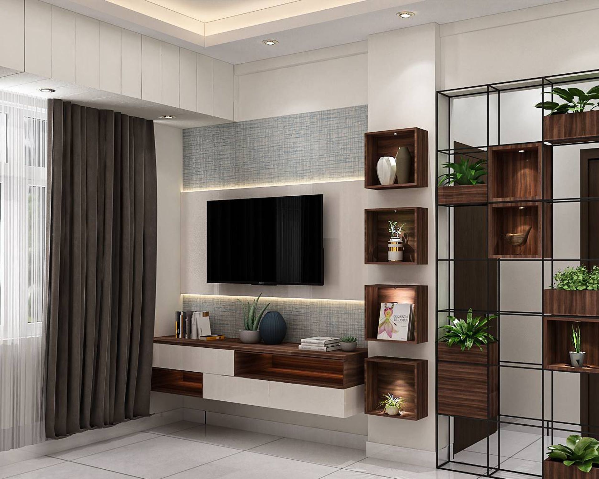 Modern TV Unit Design | Livspace