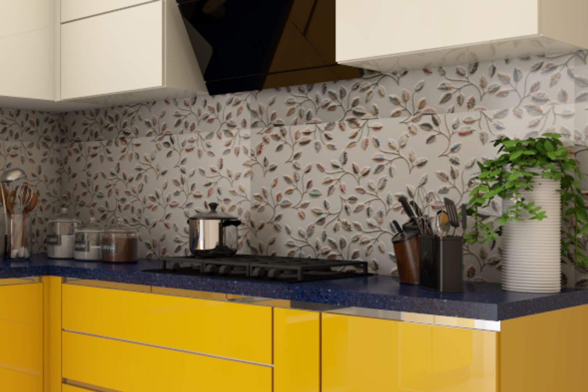 Ceramic Kitchen TIles Design With A Matte Finish | Livspace