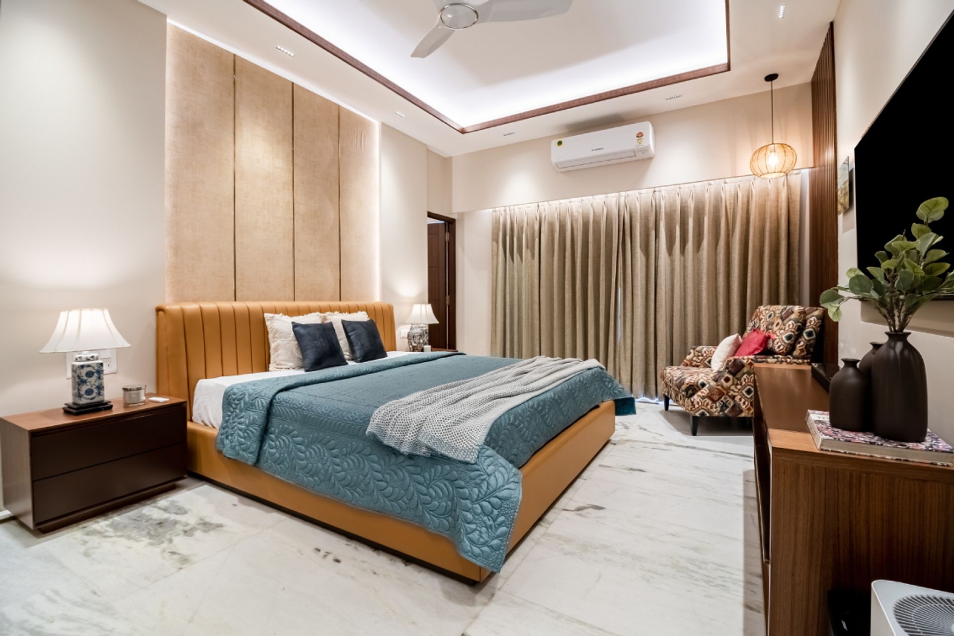 Ceramic Floor Tiles Design With A Glossy Finish | Livspace