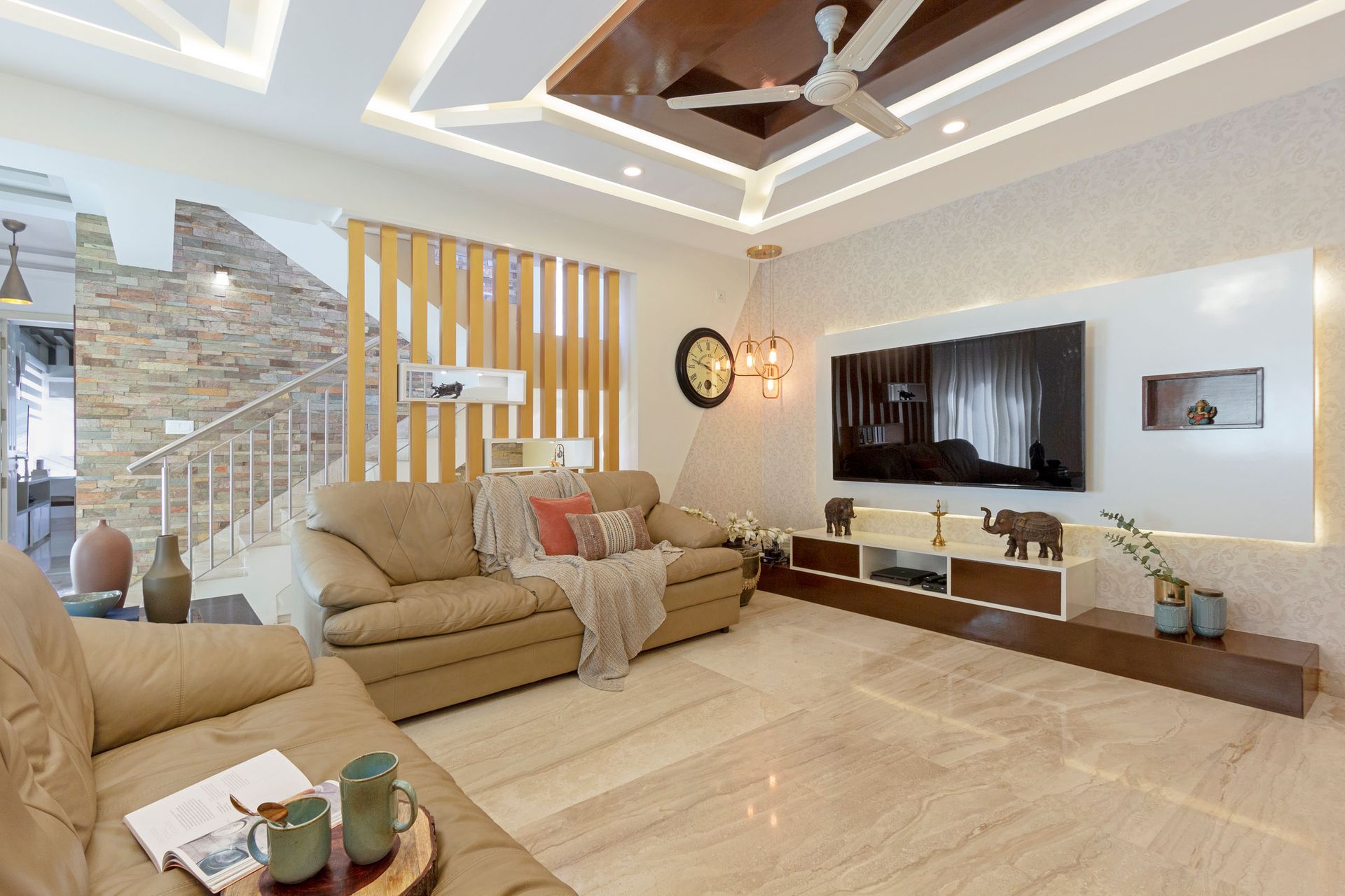Well-Designed 3-BHK Flat in Bangalore with Contemporary Aesthetics and ...