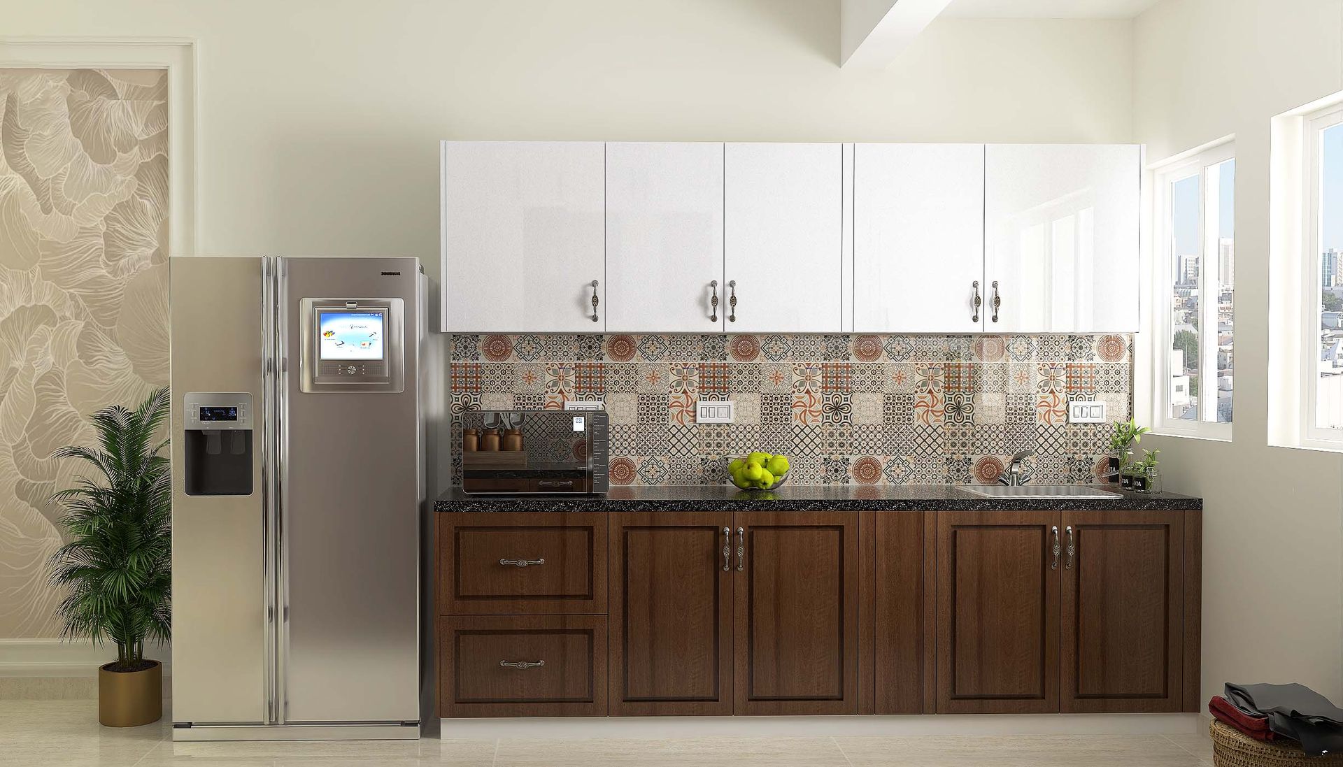 Spacious Modular Parallel Kitchen Design | Livspace