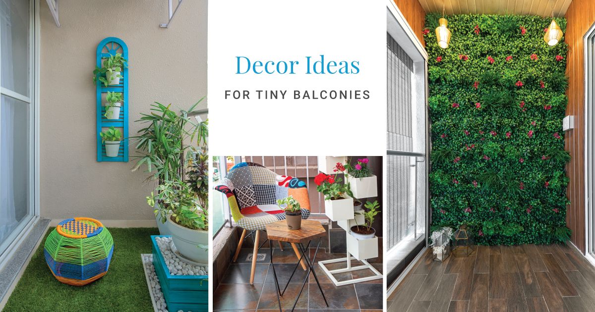 Small Balcony Design For Smart & Stunning Houses