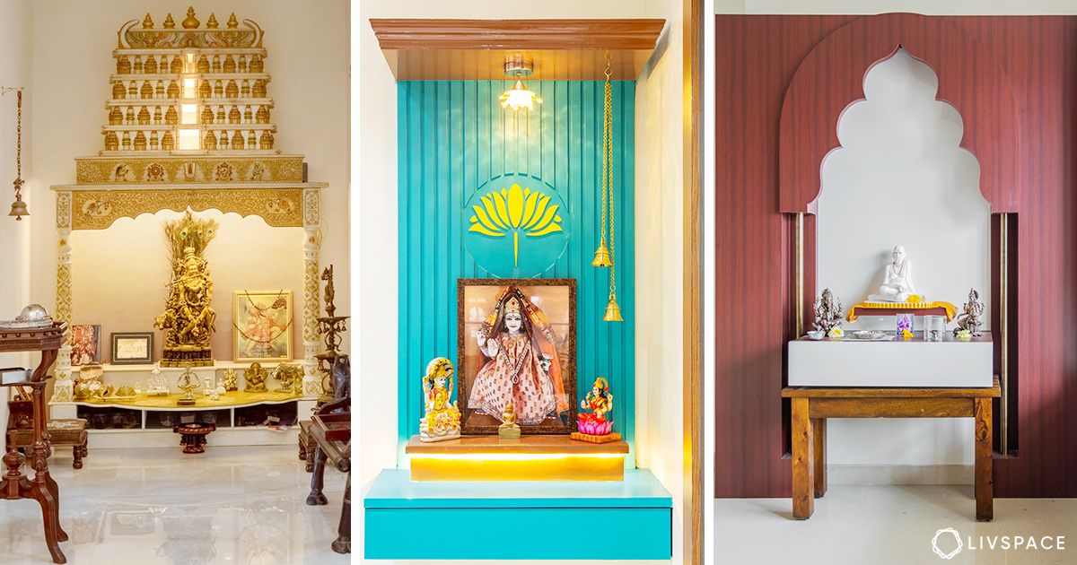 15+ Stunning & Unique Pooja Room Design Ideas From Livspace Homes