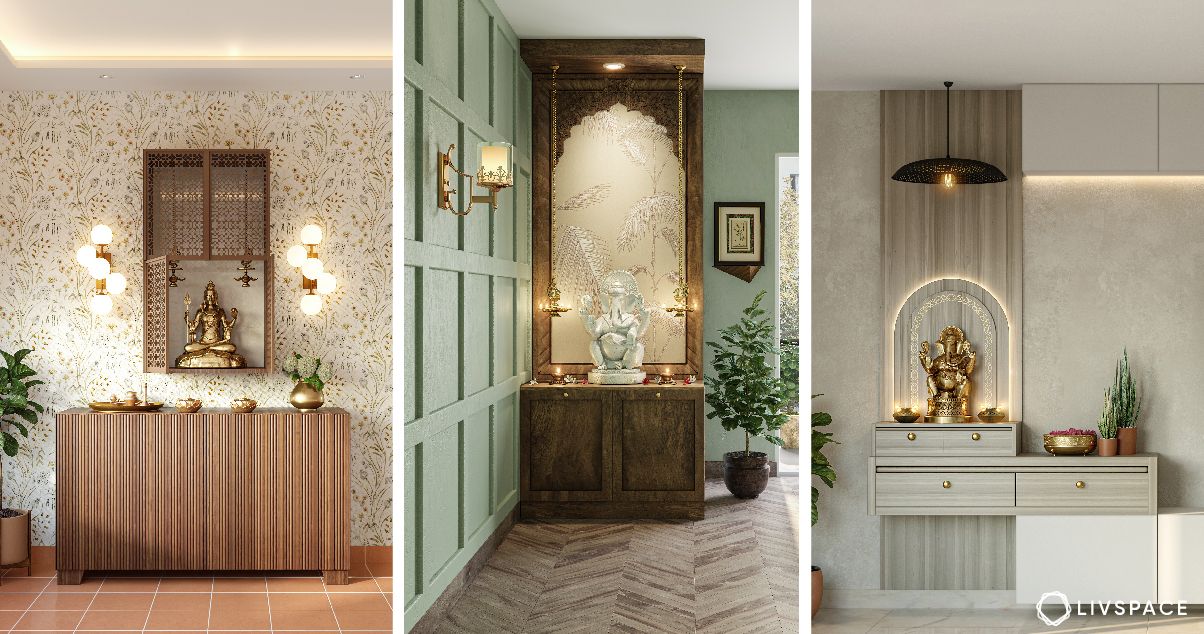 20+ Low-Cost Pooja Unit Designs That Are Perfect for Compact Homes
