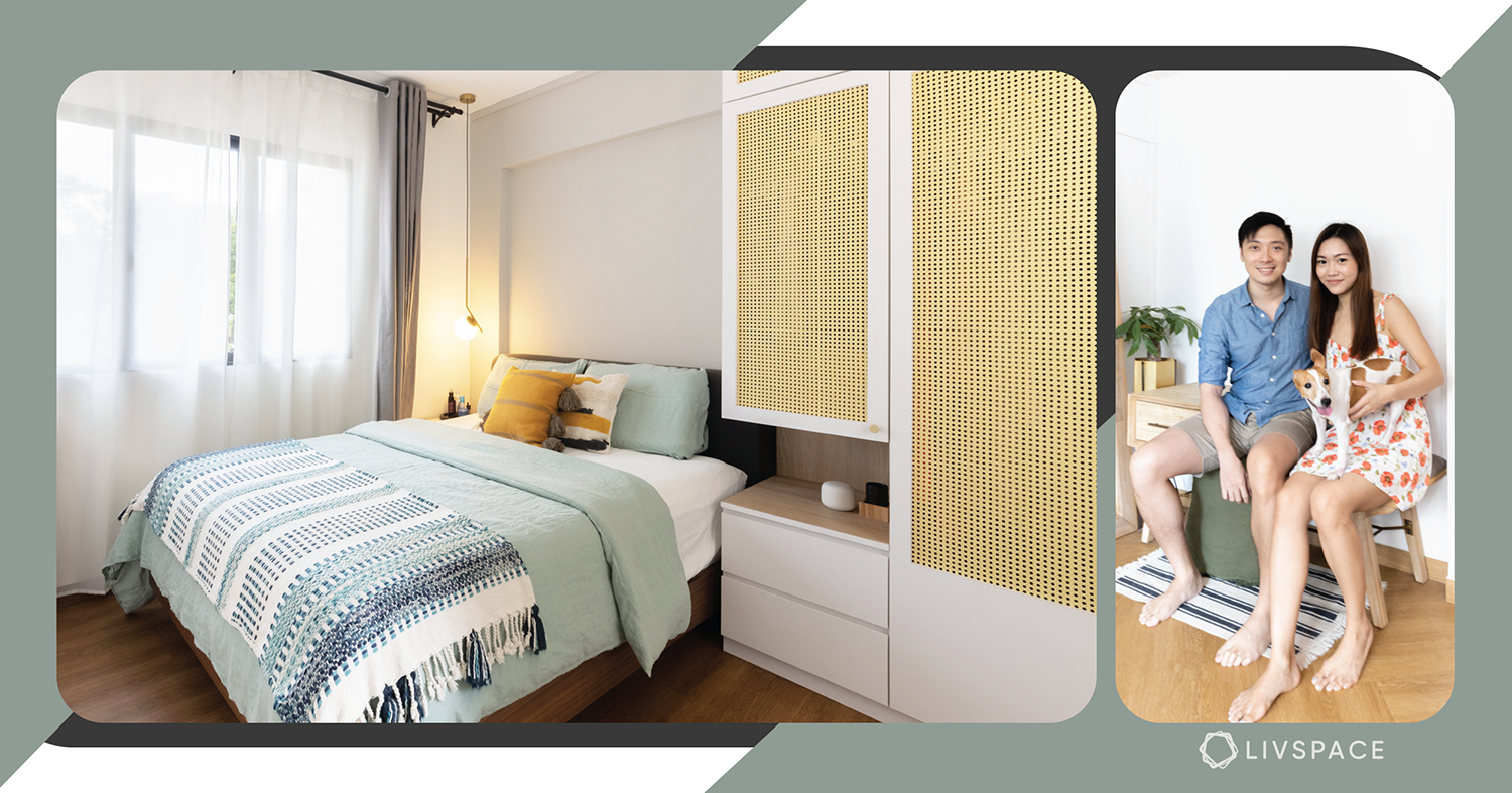 4 Room HDB Design for a Couple Who Loves Scandi and Clean Look