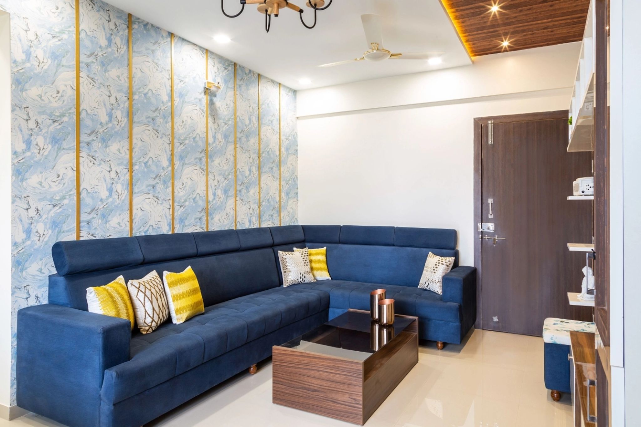 House Design For 3-BHK Pune Flat | Livspace