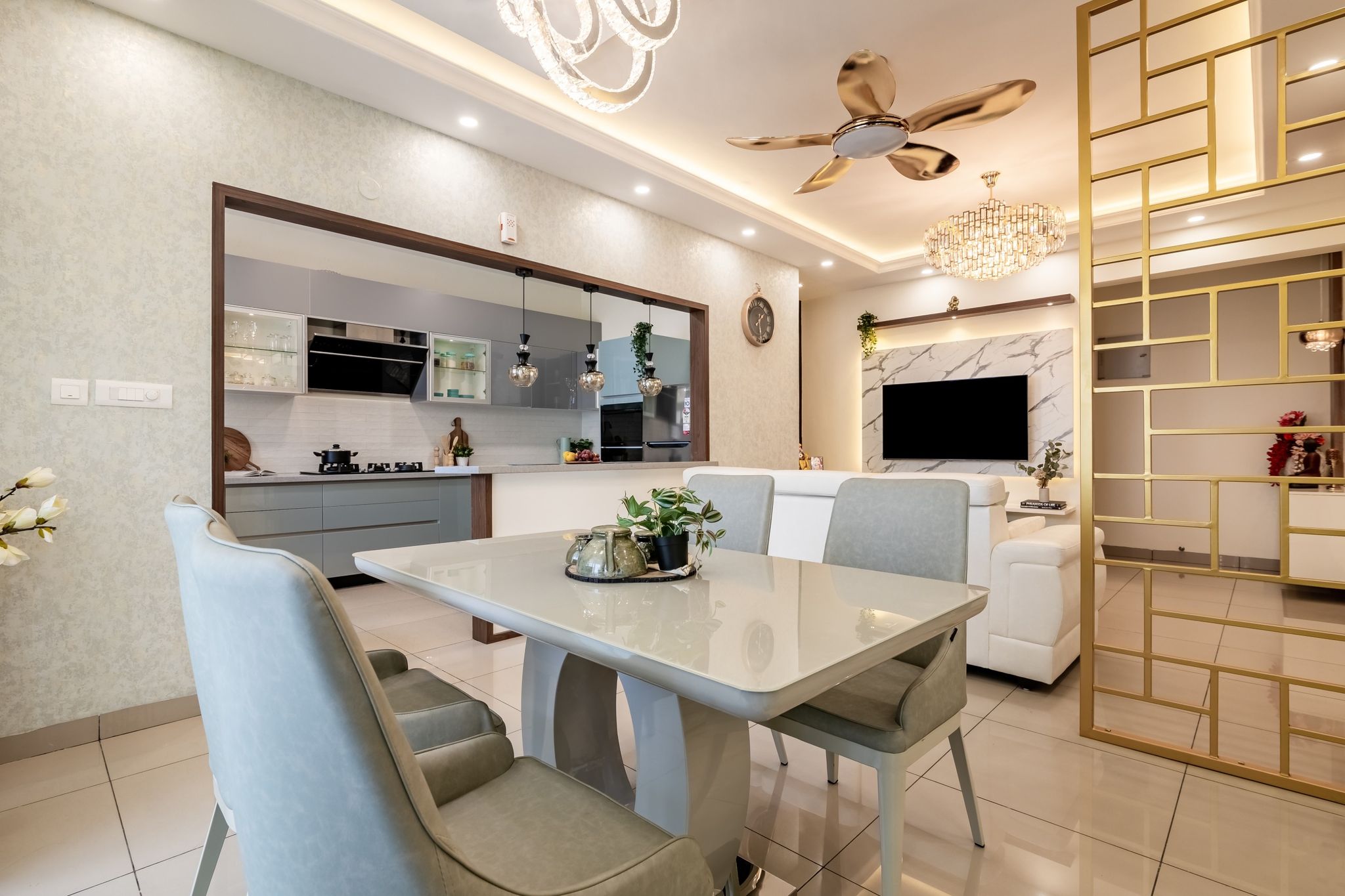 Peripheral False Ceiling Design | Livspace