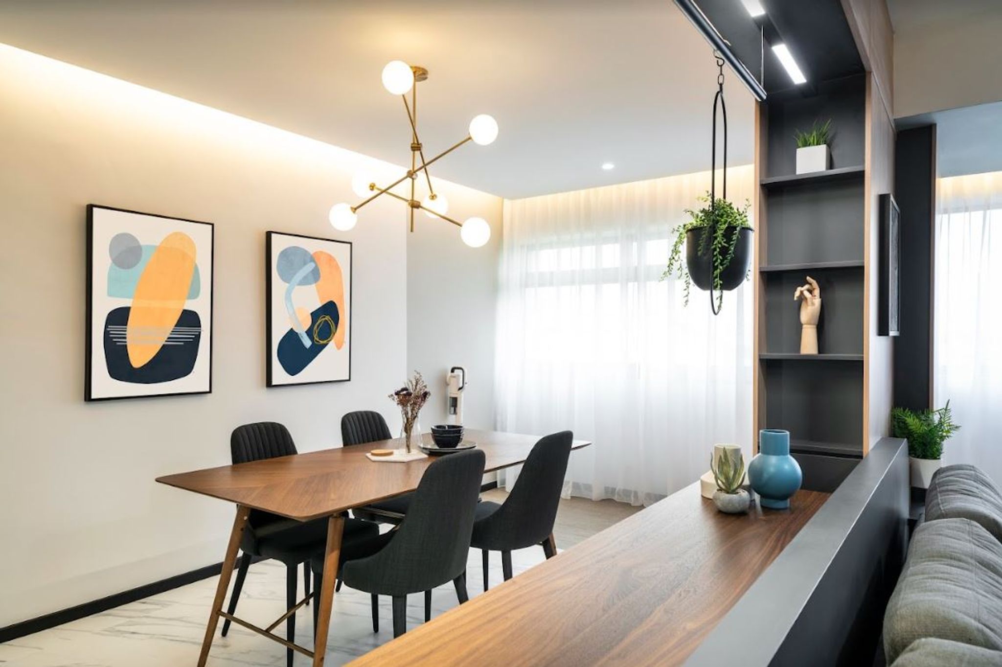Elegant False Ceiling Design For Living Rooms | Livspace