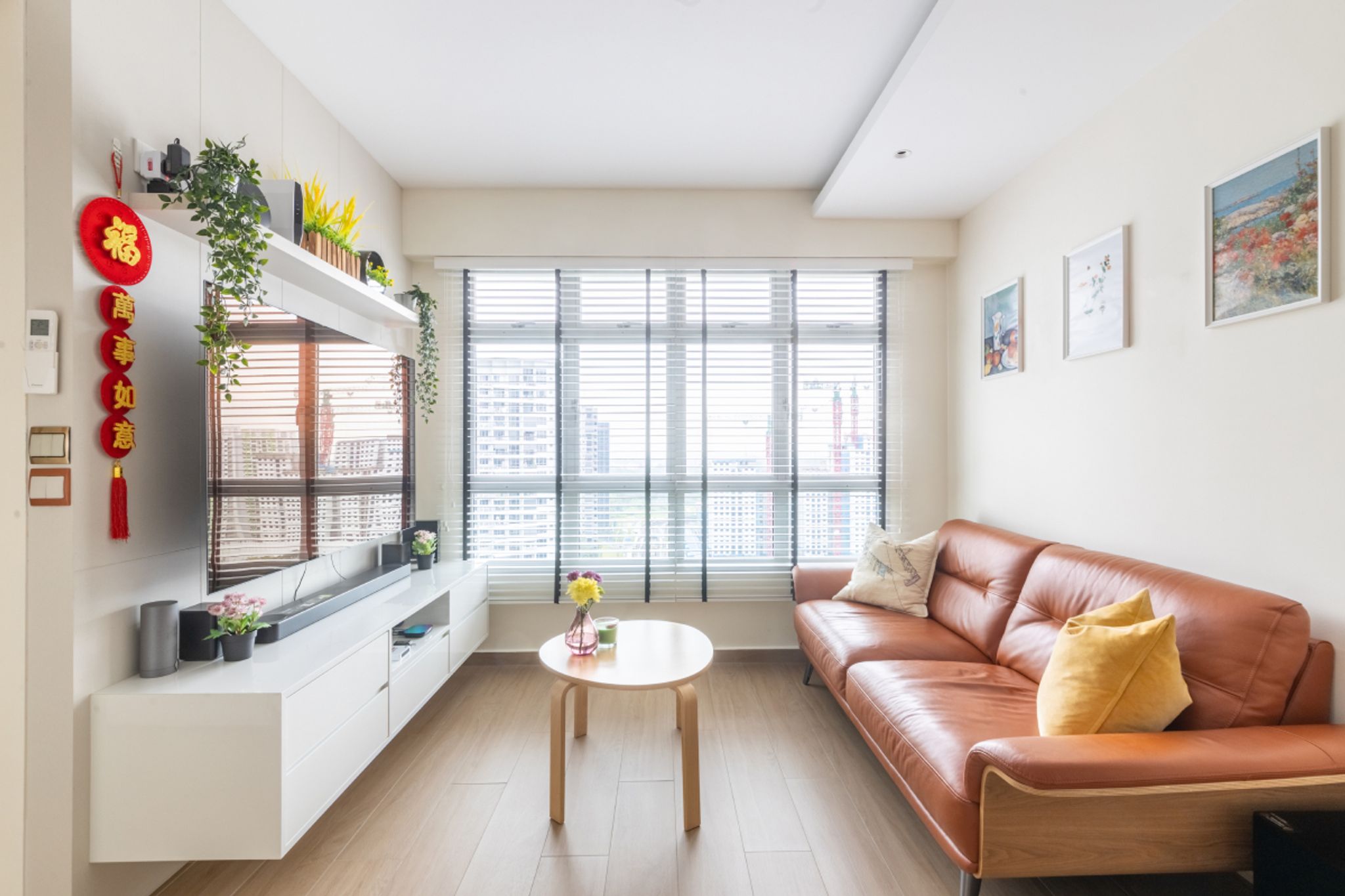 Linear False Ceiling Design With Recessed Lights | Livspace