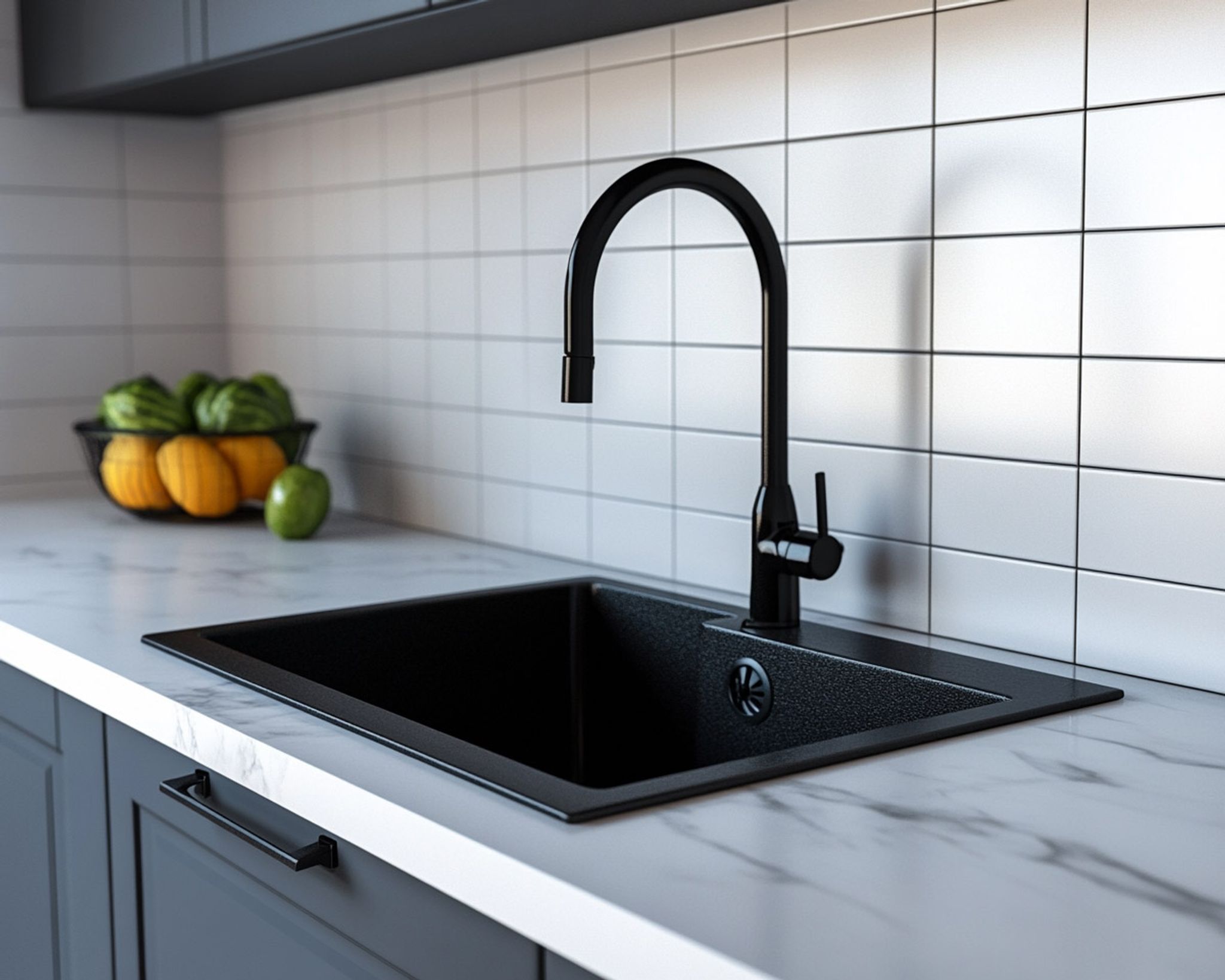 Durable Granite Composite Single Bowl Top-Mount Kitchen Sink Design ...