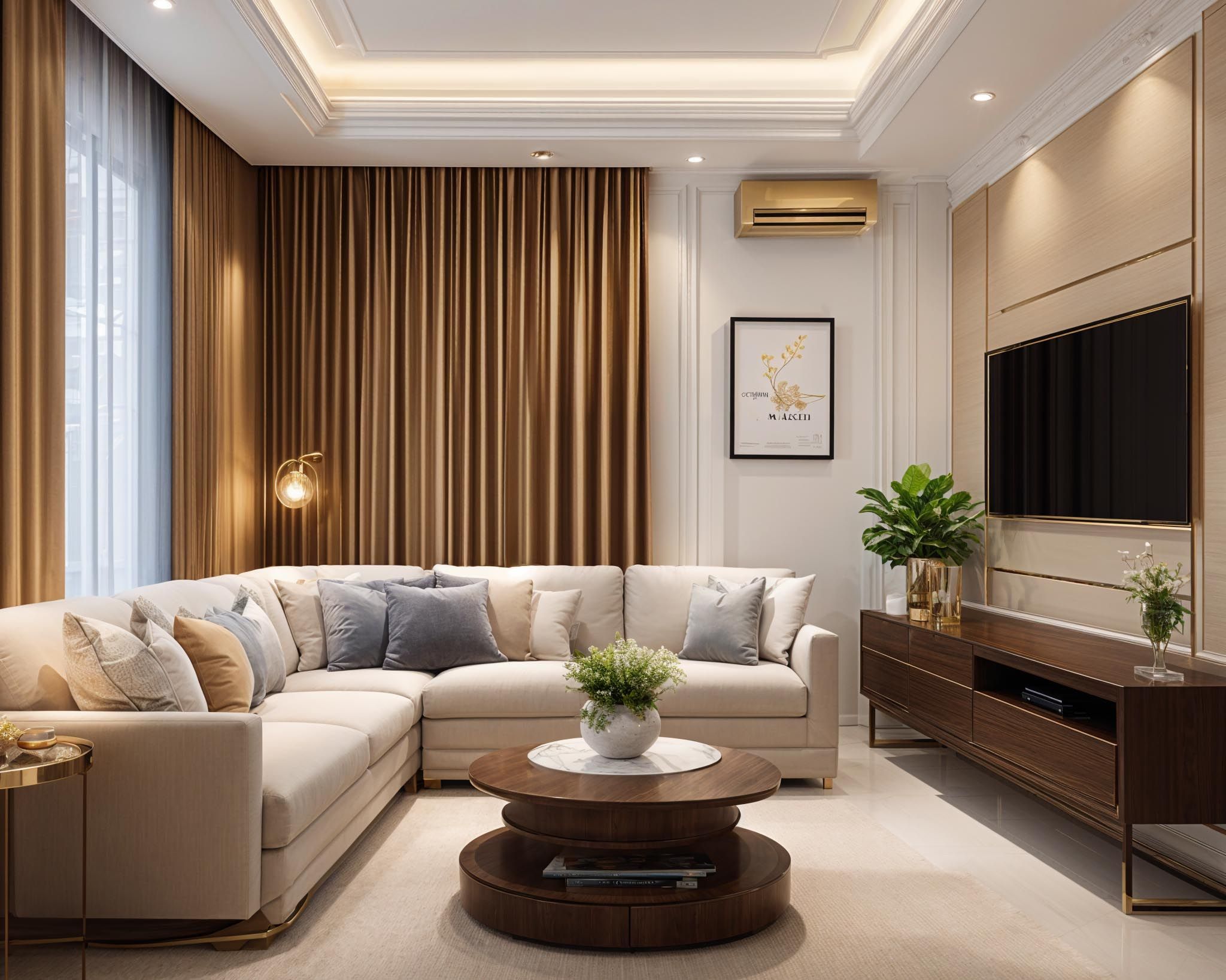 Contemporary Gypsum Square False Ceiling Design with Recessed Lights ...