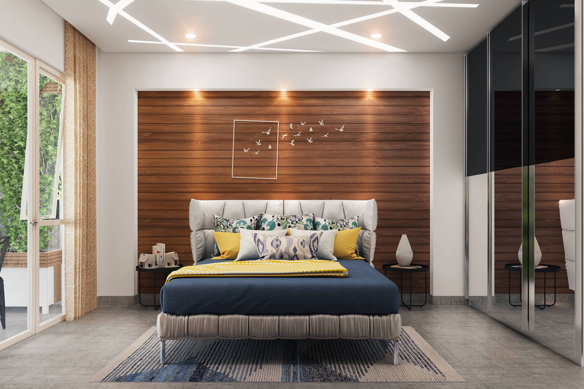 Spacious Zigzag False Ceiling | Livspace