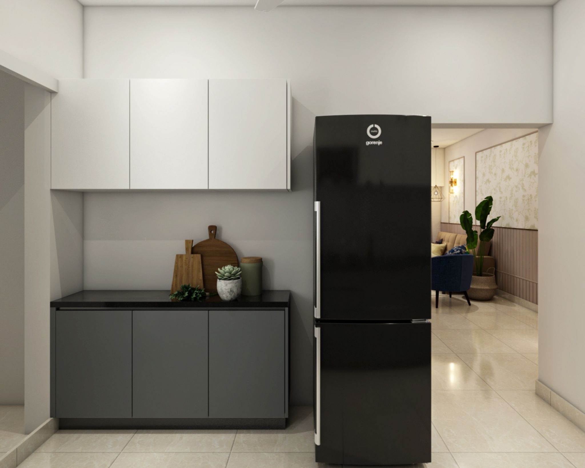 Modular Kitchen Design With Spacious Drawer Storage - 11X10 Ft | Livspace