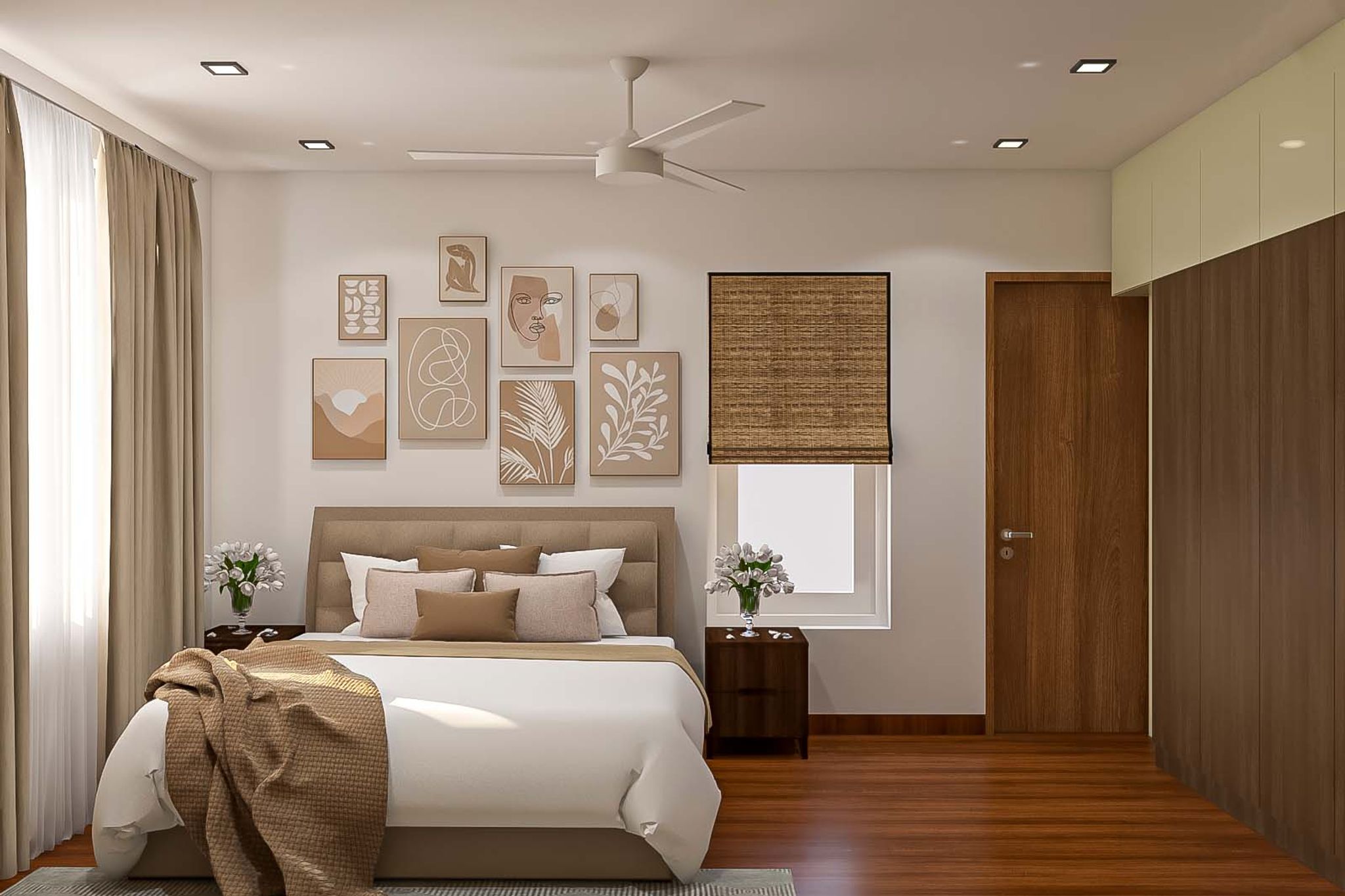 Classic Style Guest Bedroom Design With Elegant Interiors | Livspace