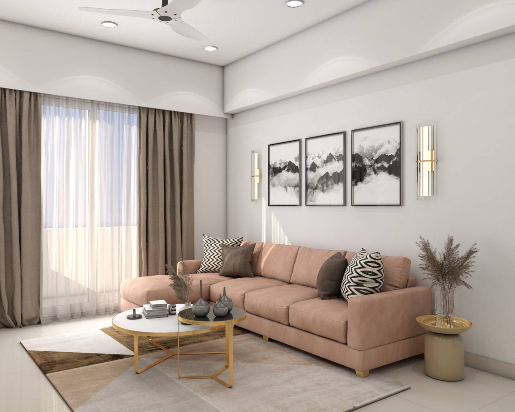 Low Maintenance Modern Style Compact Sized TV Unit Design| Livspace