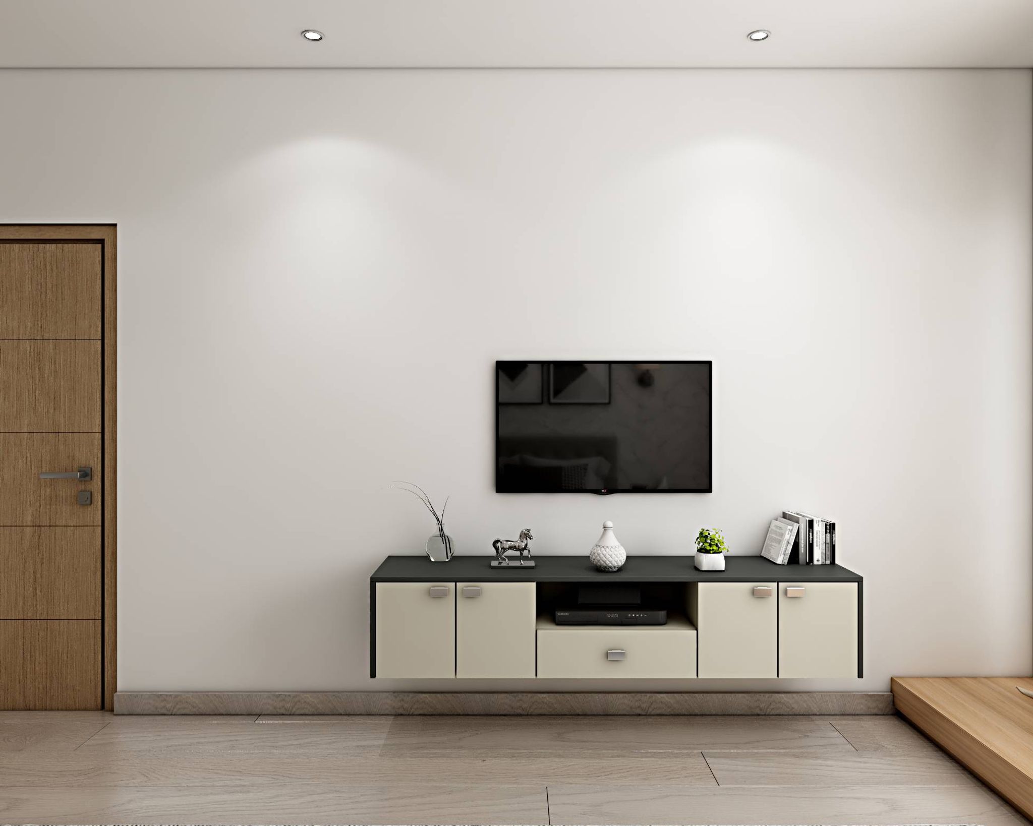 Compact TV Unit Design For Rental Spaces | Livspace