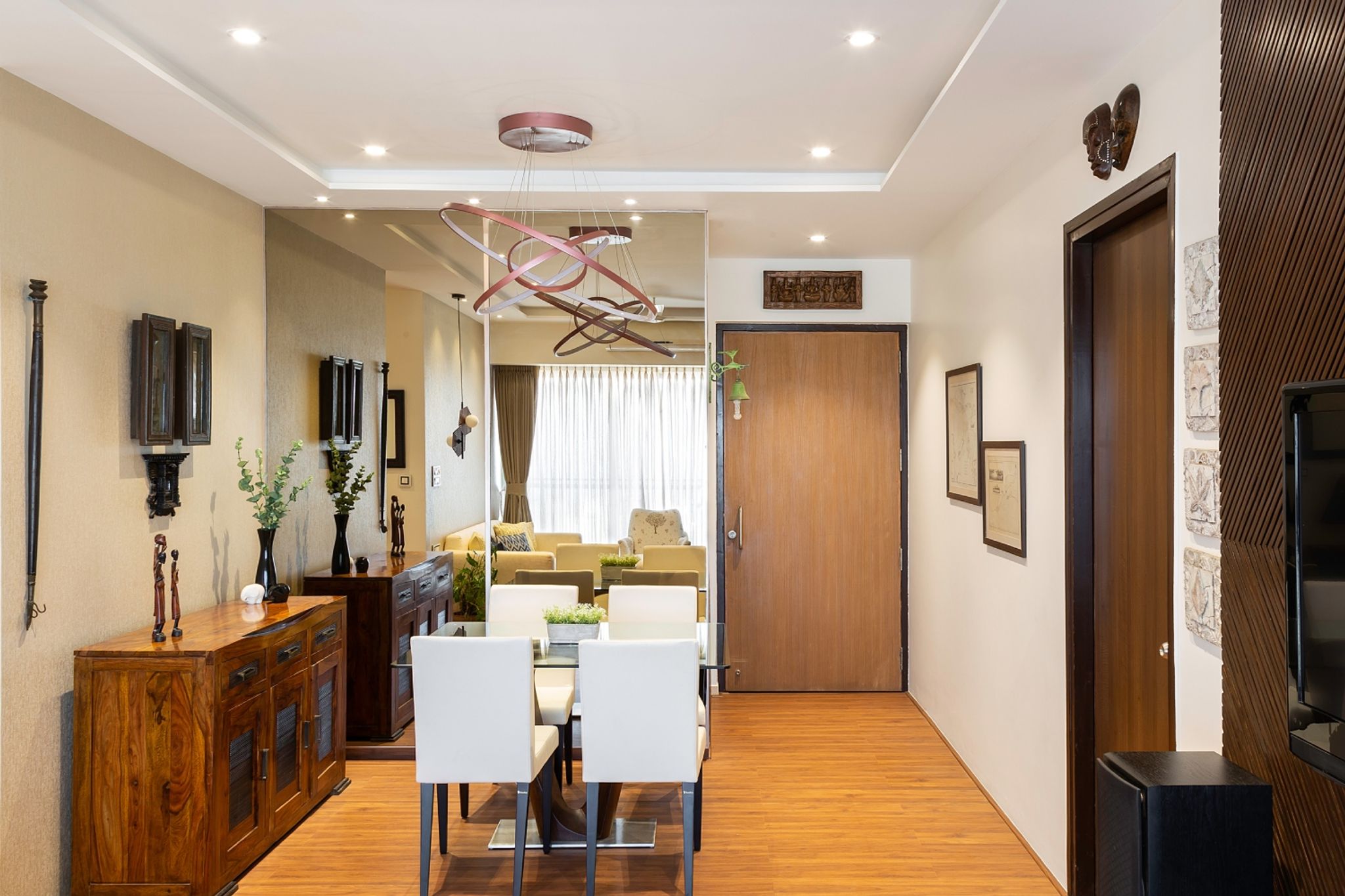 Single-Layered False Ceiling With A Paint Finish | Livspace