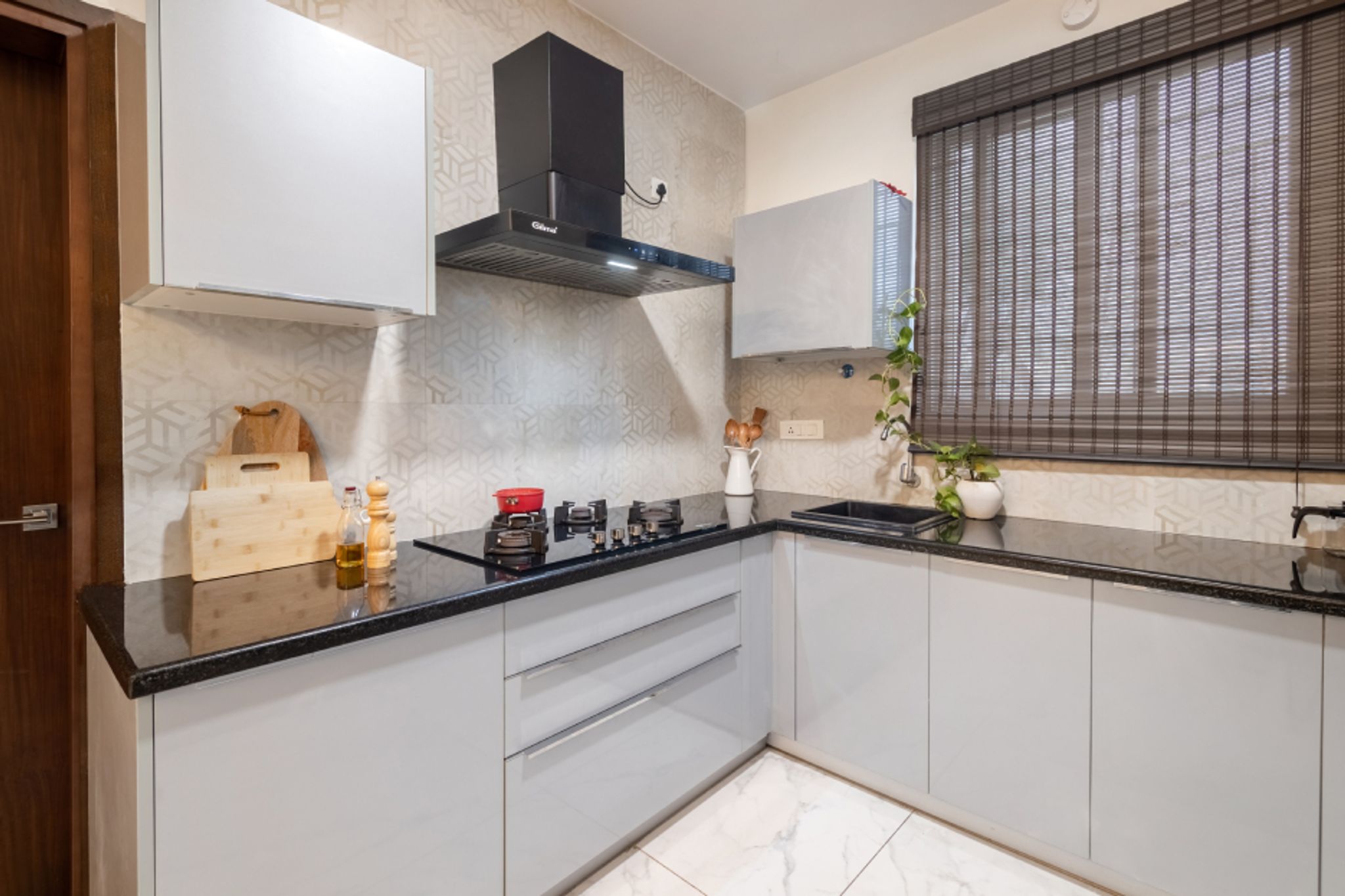 Modular Kitchen Design With Drawer Storage | Livspace