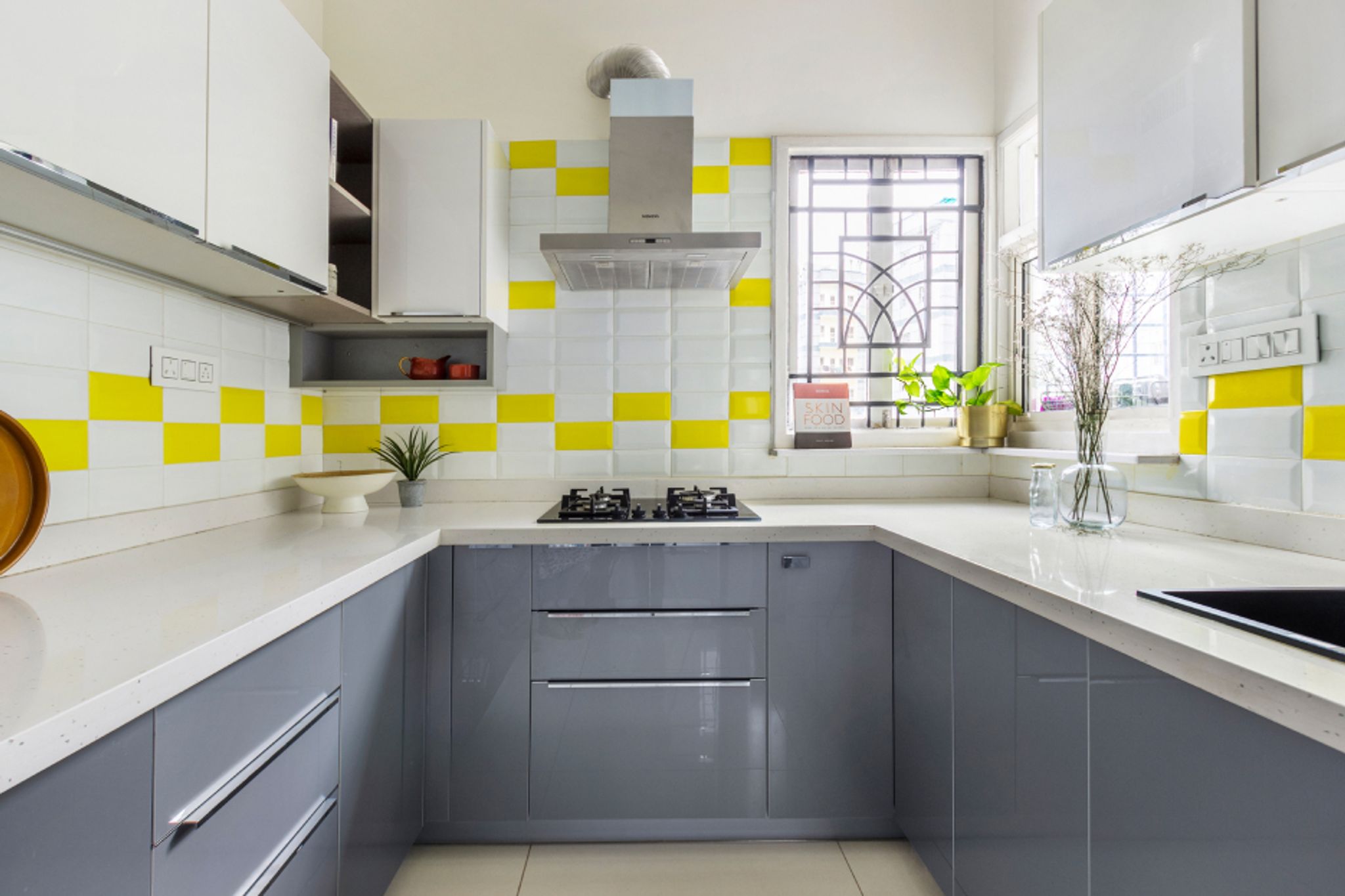 UPVC Swing Window Design For Kitchens | Livspace