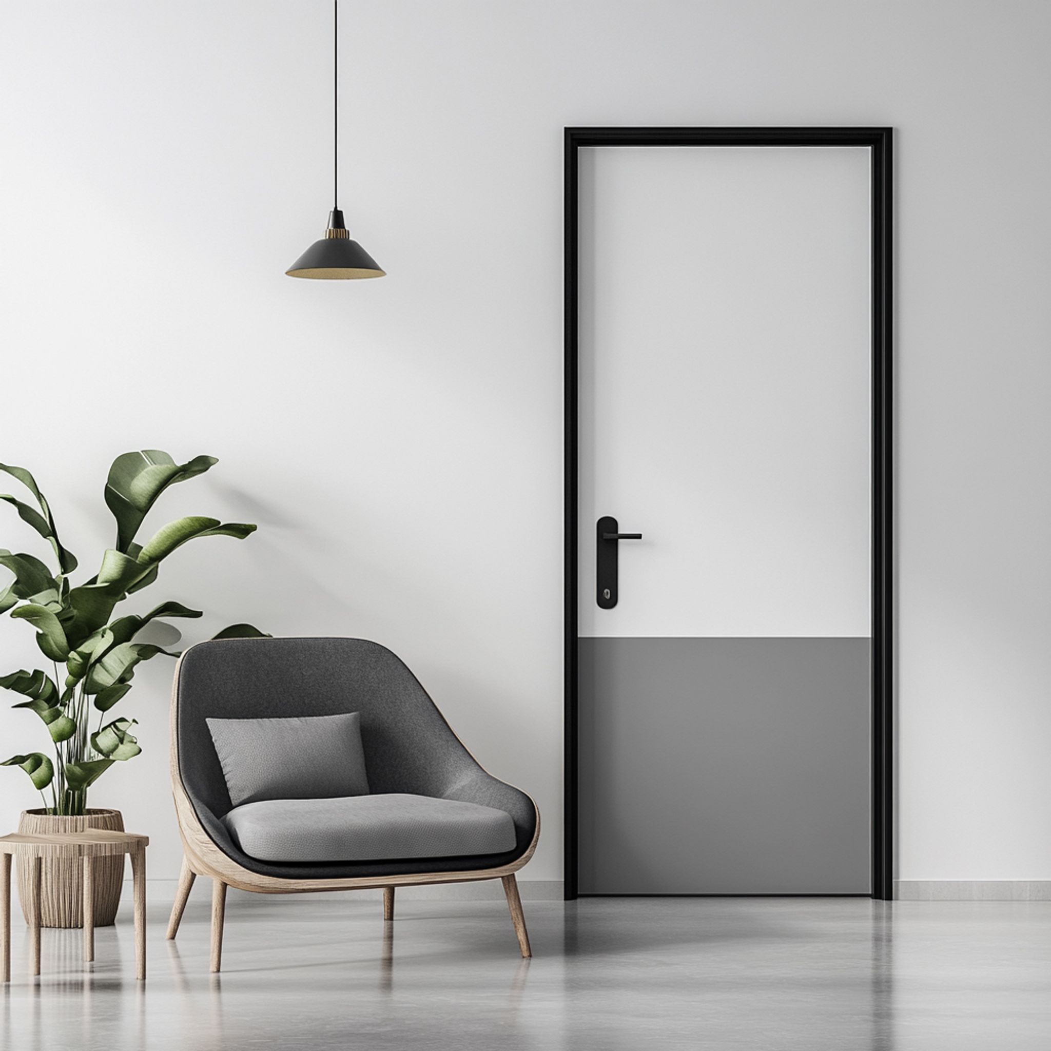 Matte Finish Modern Swing Double Door Design for Elegant Room Doors and ...