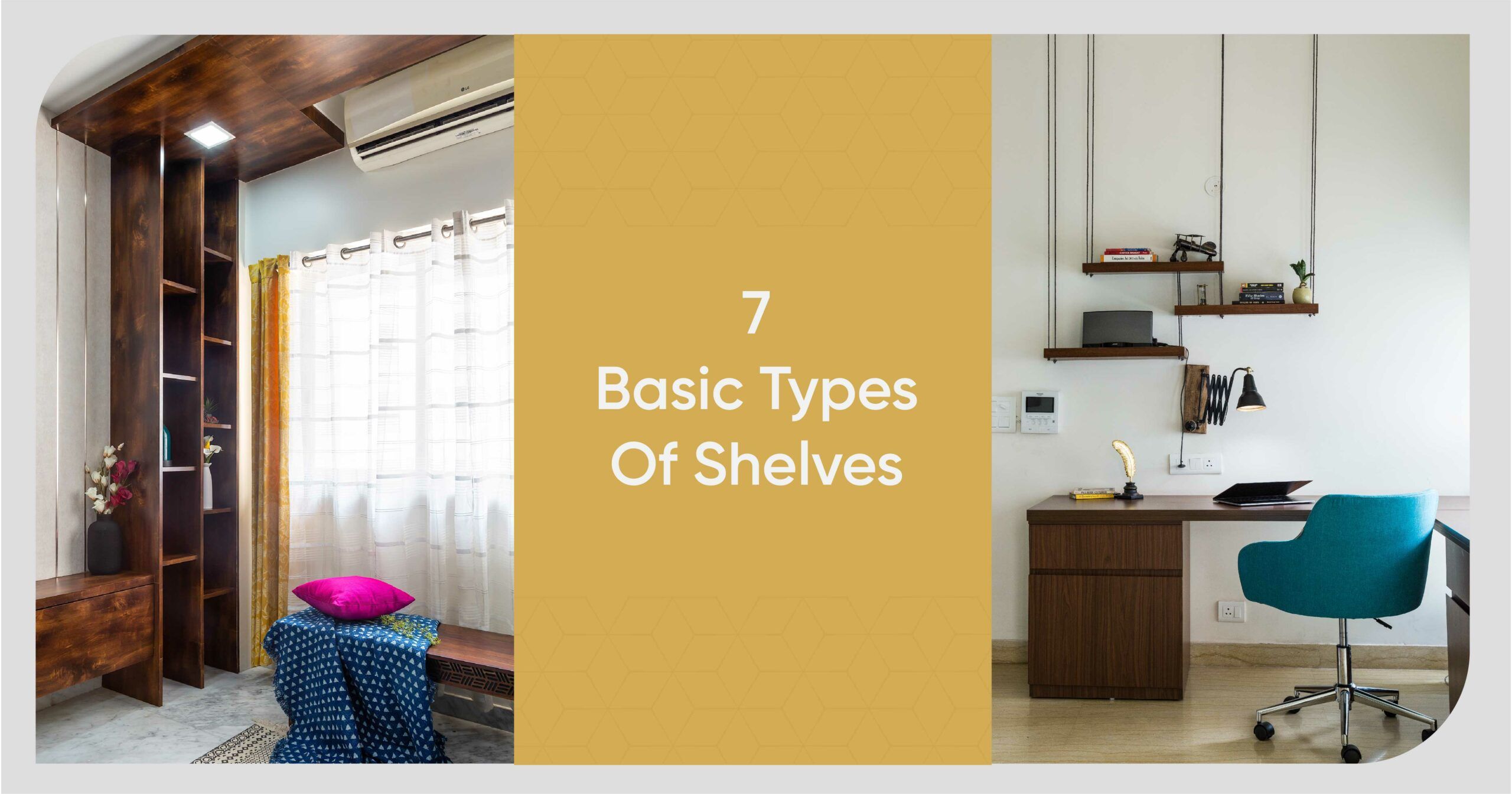 7 Wall Shelves And What They Are Called | Types of Shelves