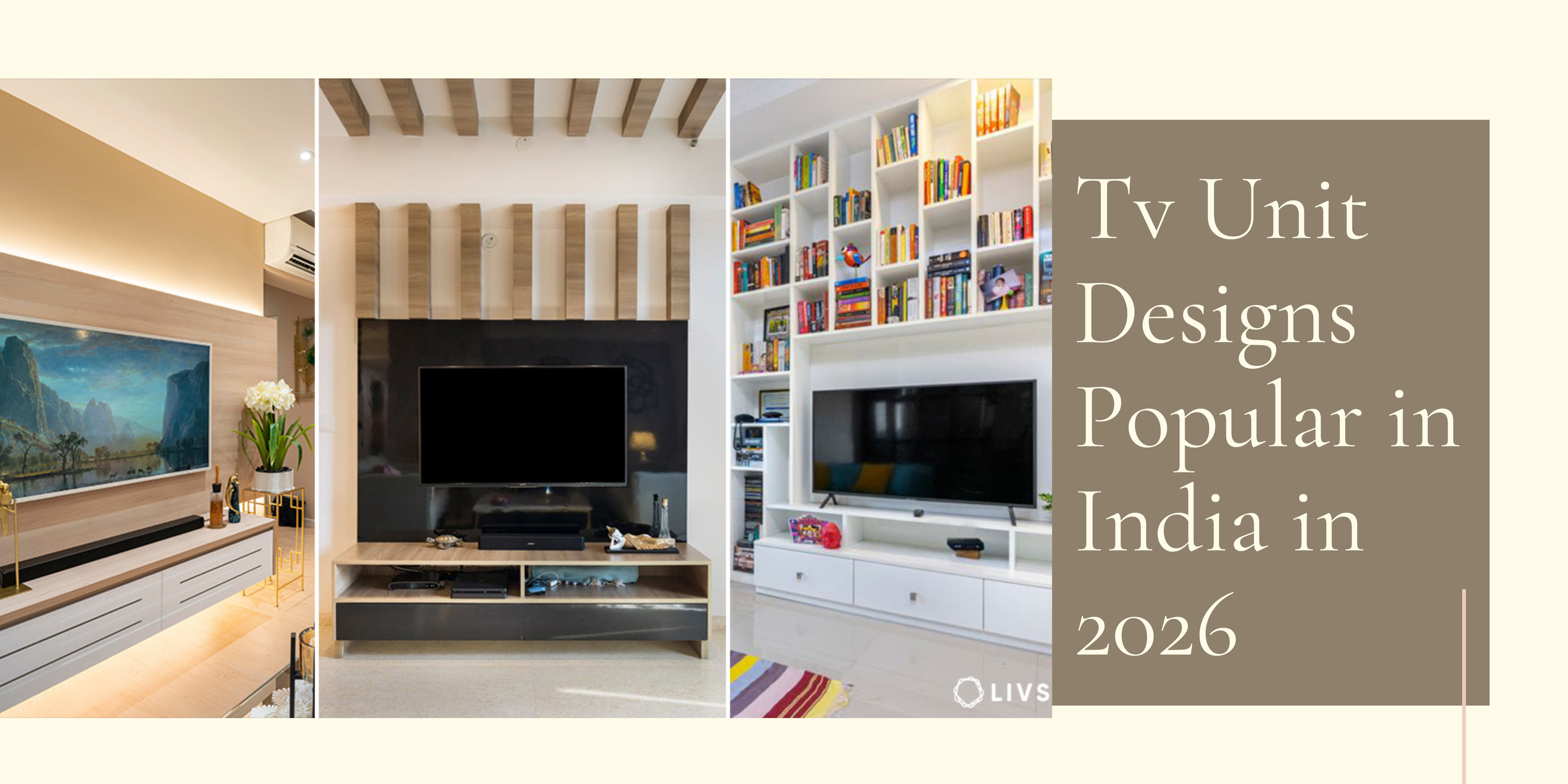 Low-Cost TV Unit Designs 2026 | Simple & Budget-Friendly Designs