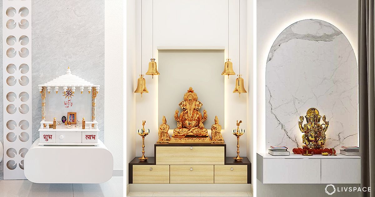 Mandir Design on Wall: Space Saving Ideas for Your Home